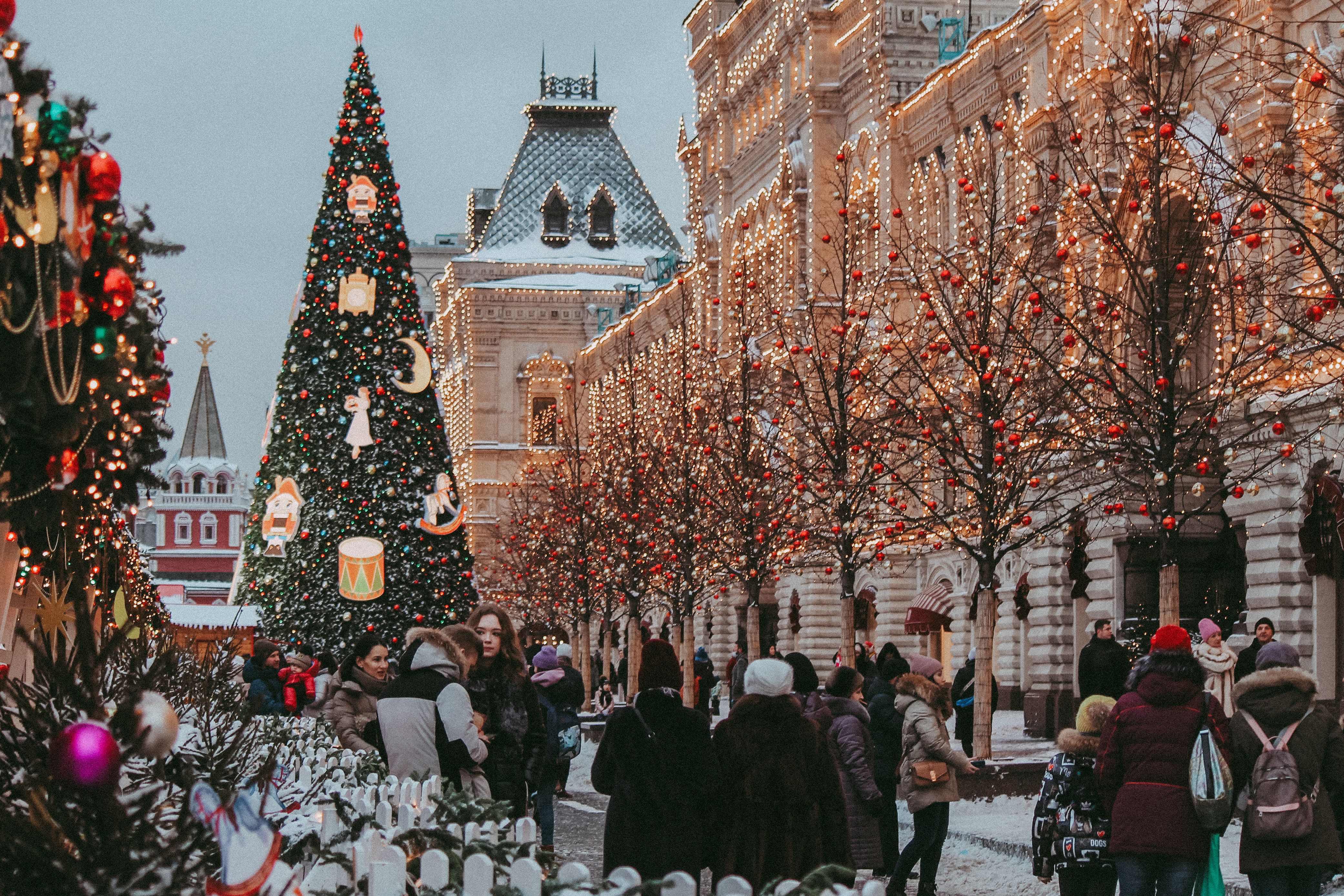Urban Christmas Decorations · Free Stock Photo
