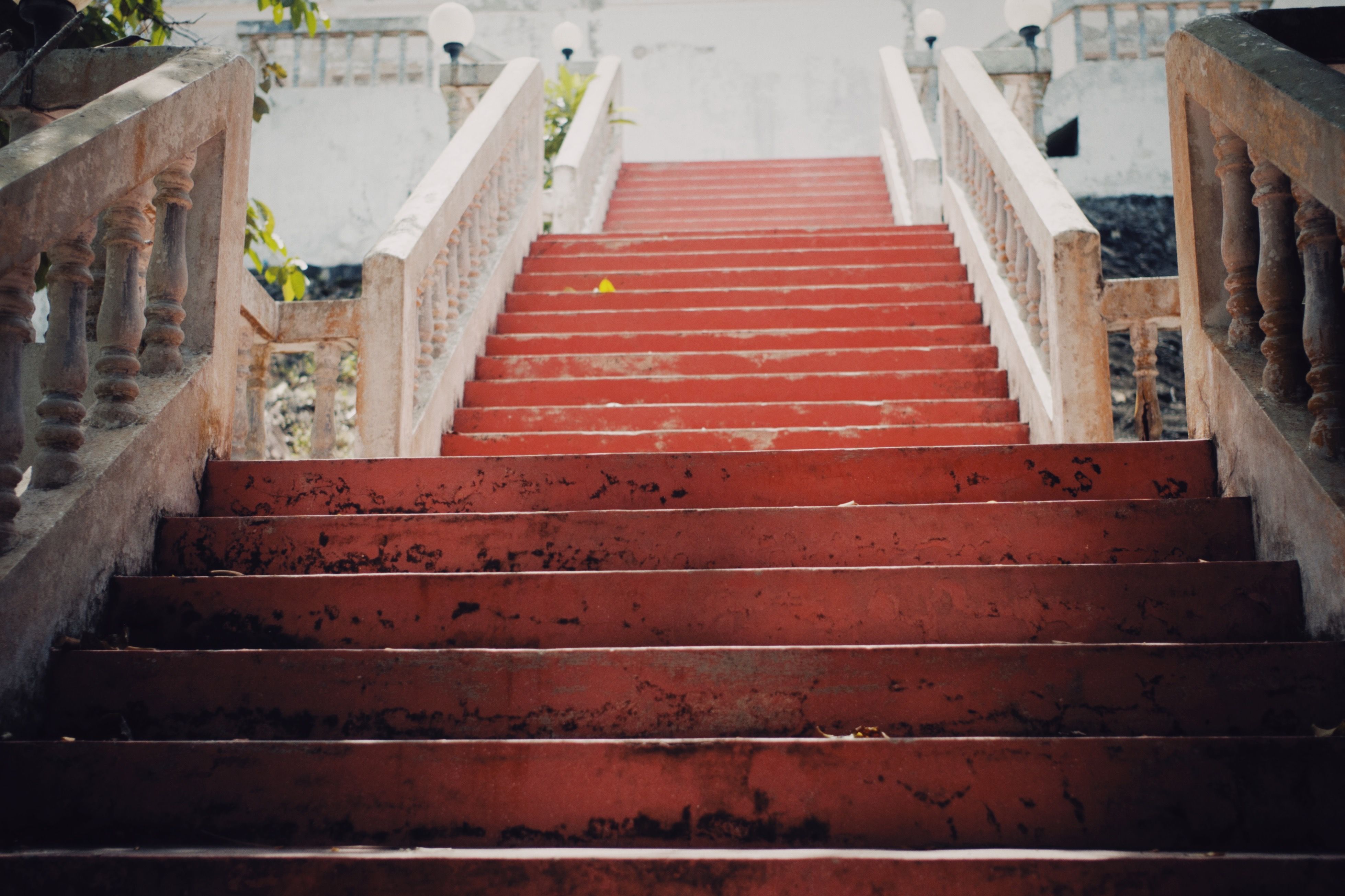 Multi Colored Steps of Entrance Stairs · Free Stock Photo