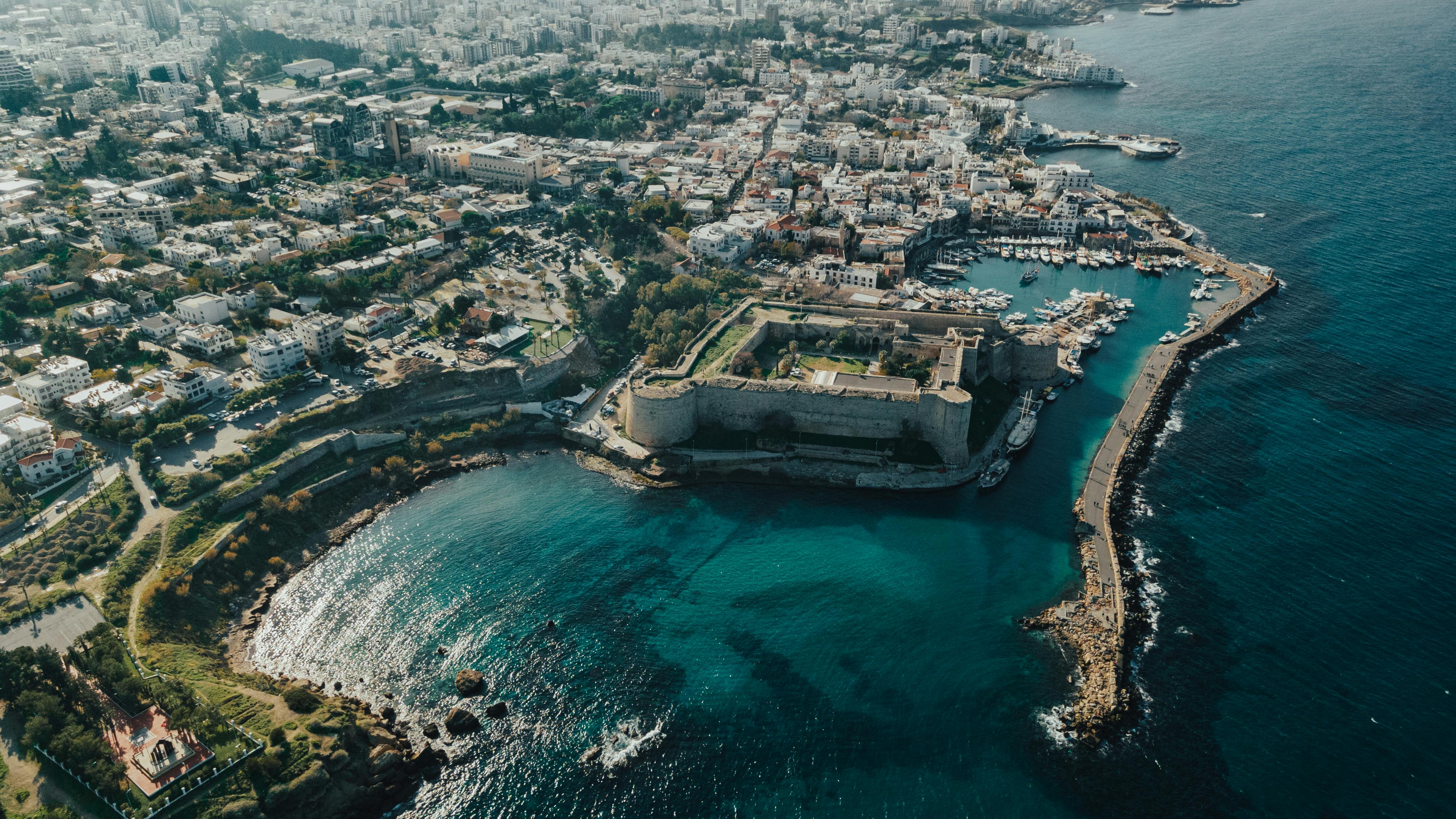 Aerial View of a Harbor · Free Stock Photo