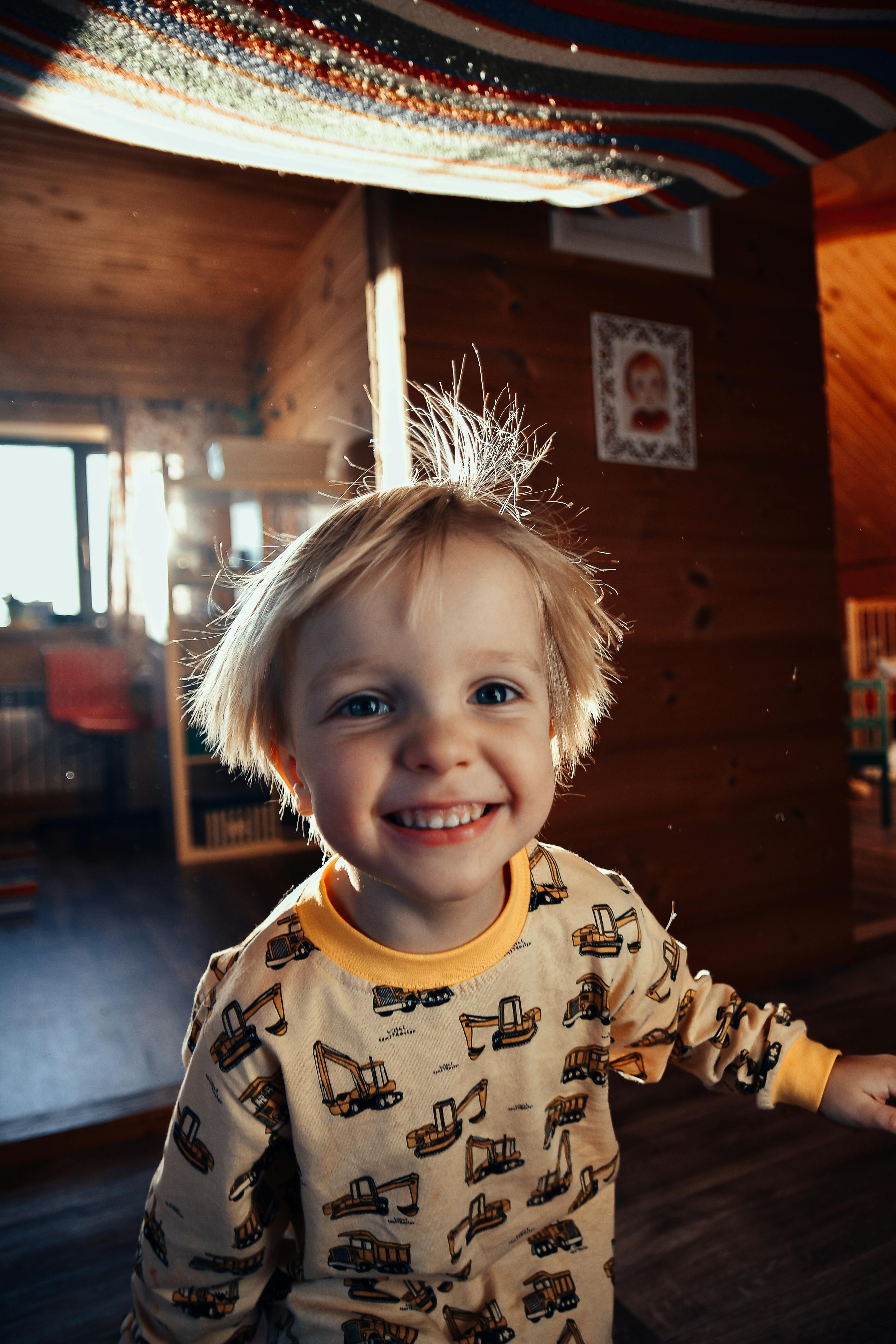 Smiling Boy in House · Free Stock Photo