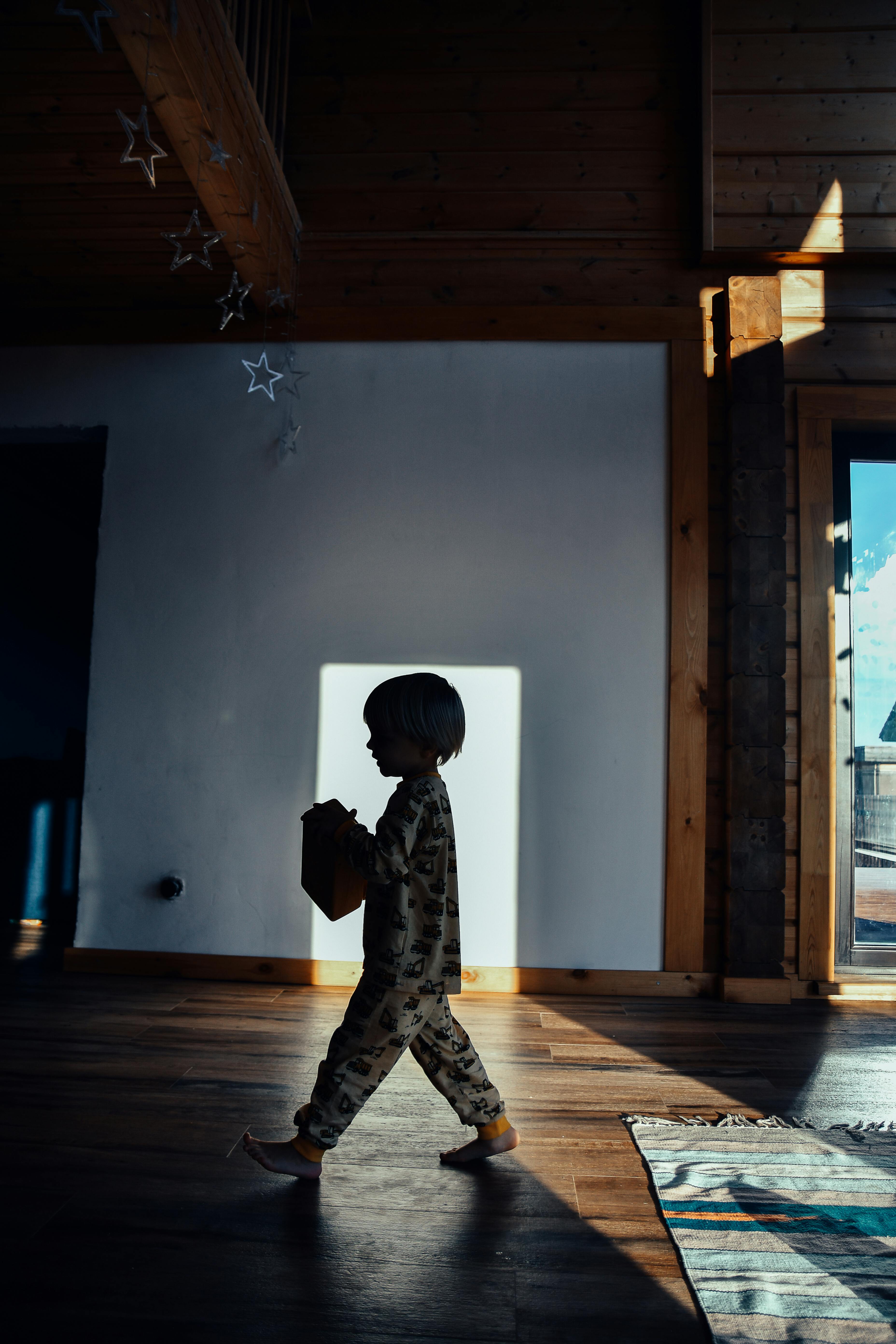 Boy Walking Inside the House · Free Stock Photo
