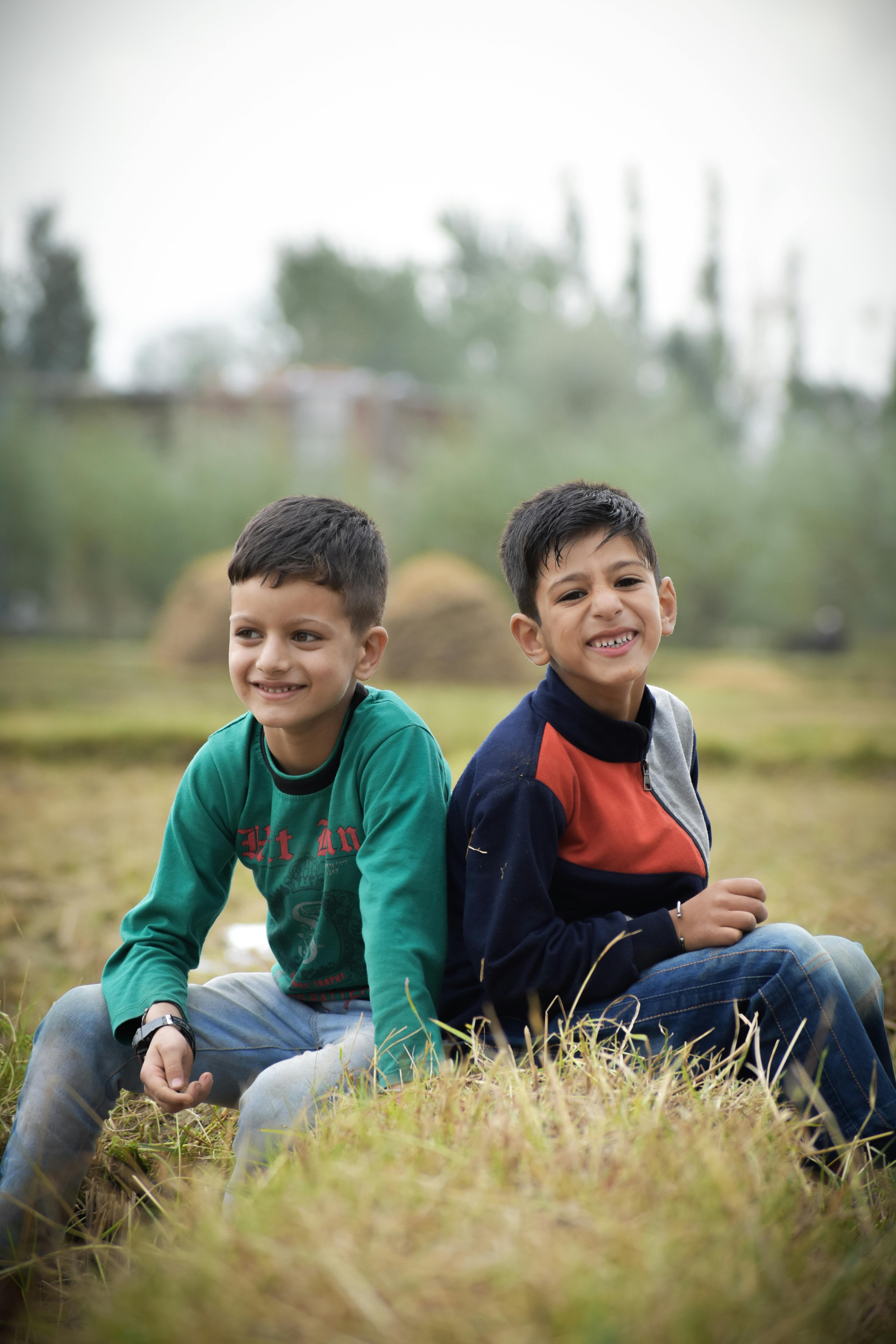 Children in Jackets with Turkish Flags · Free Stock Photo