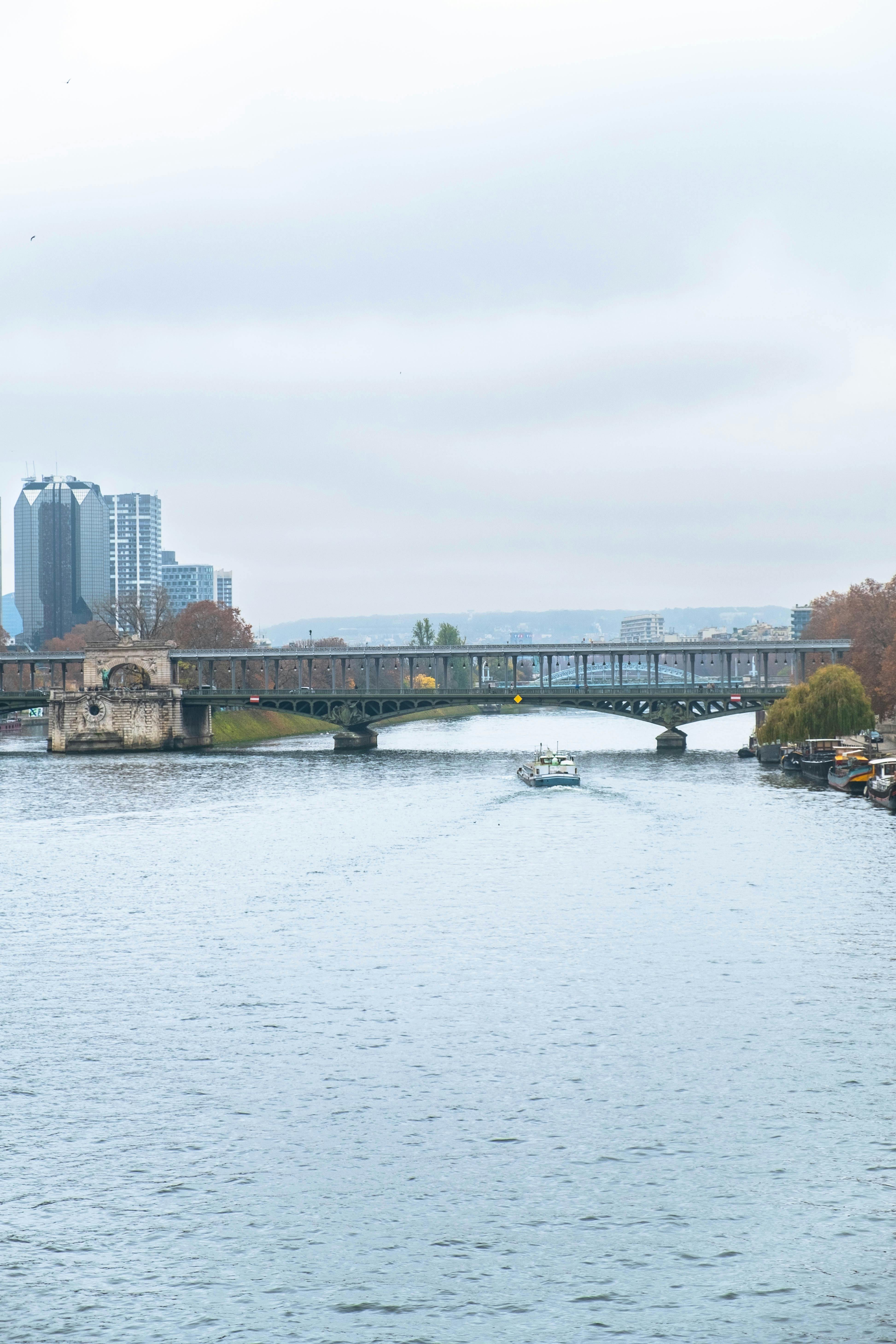 Ferries Sailing on Seine in Paris · Free Stock Photo