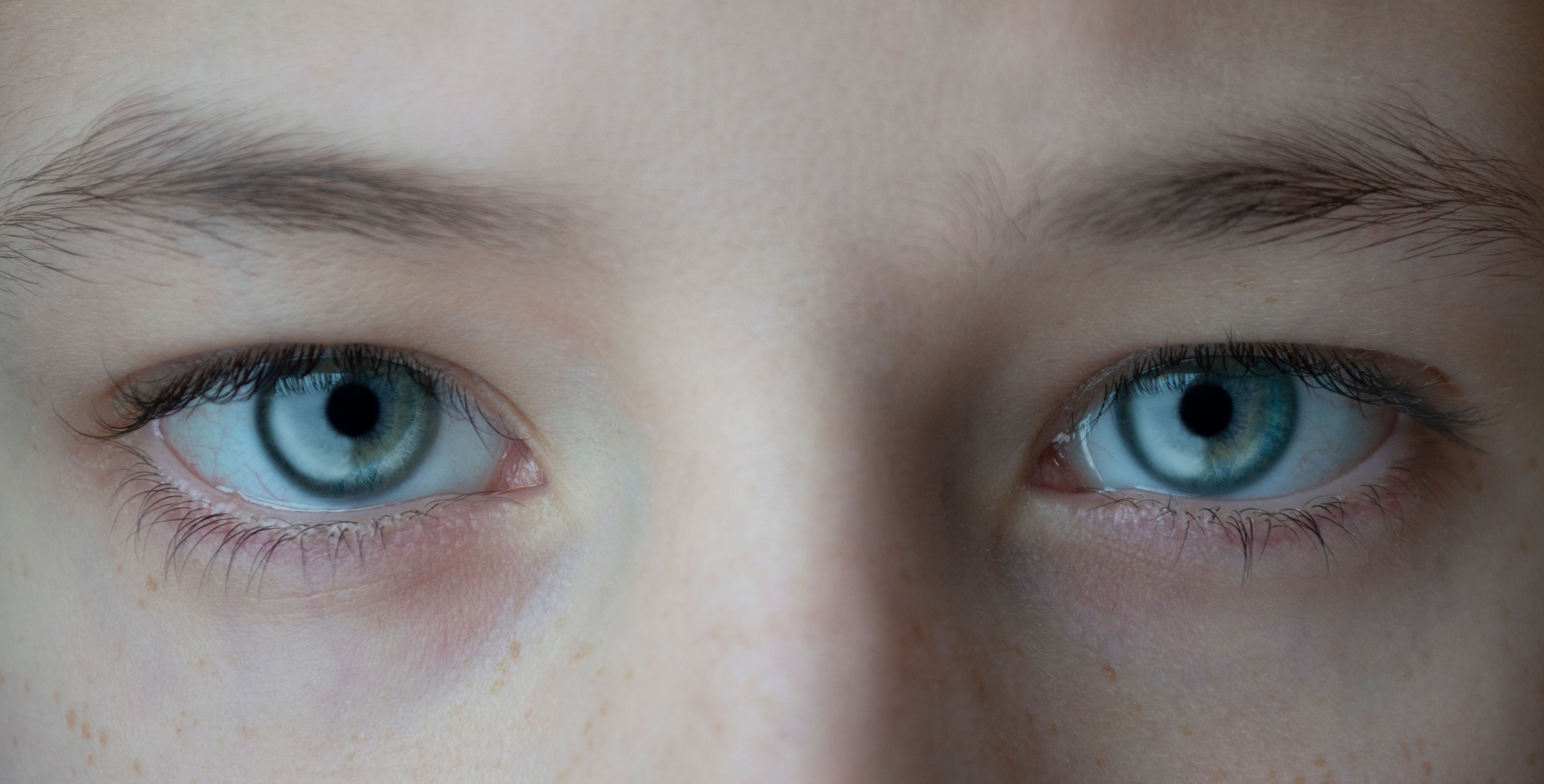 Person's Eyes Looking at the Camera in Close-up Photography · Free ...