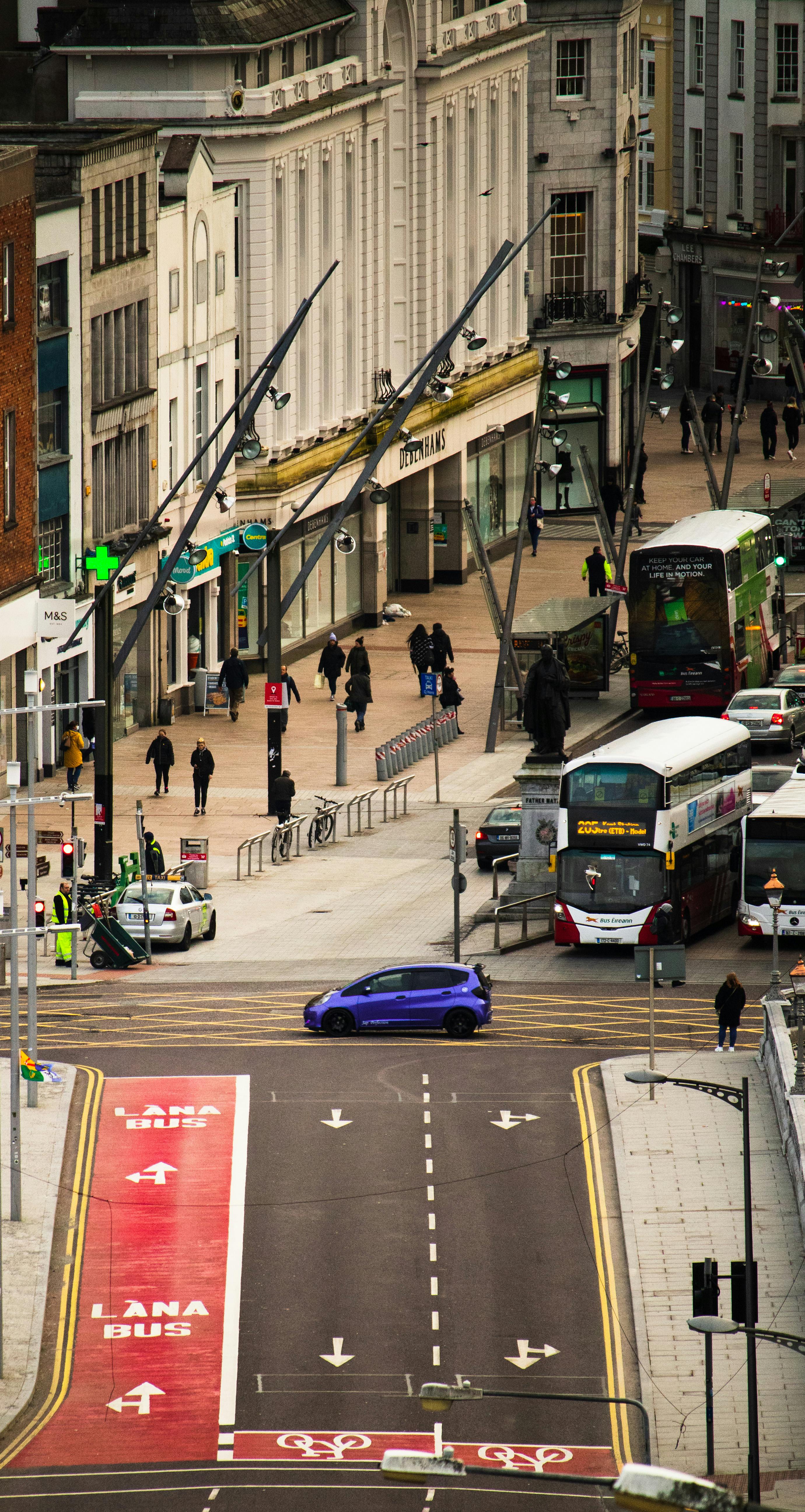 Jammed Traffic in Gray Scale Photography · Free Stock Photo