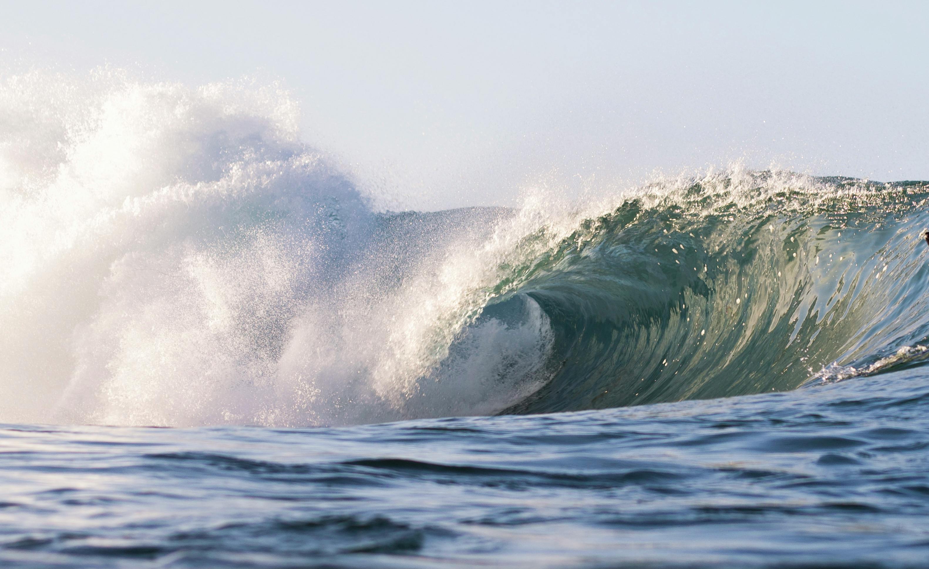 Close-Up Shot of a Wave in the Sea · Free Stock Photo