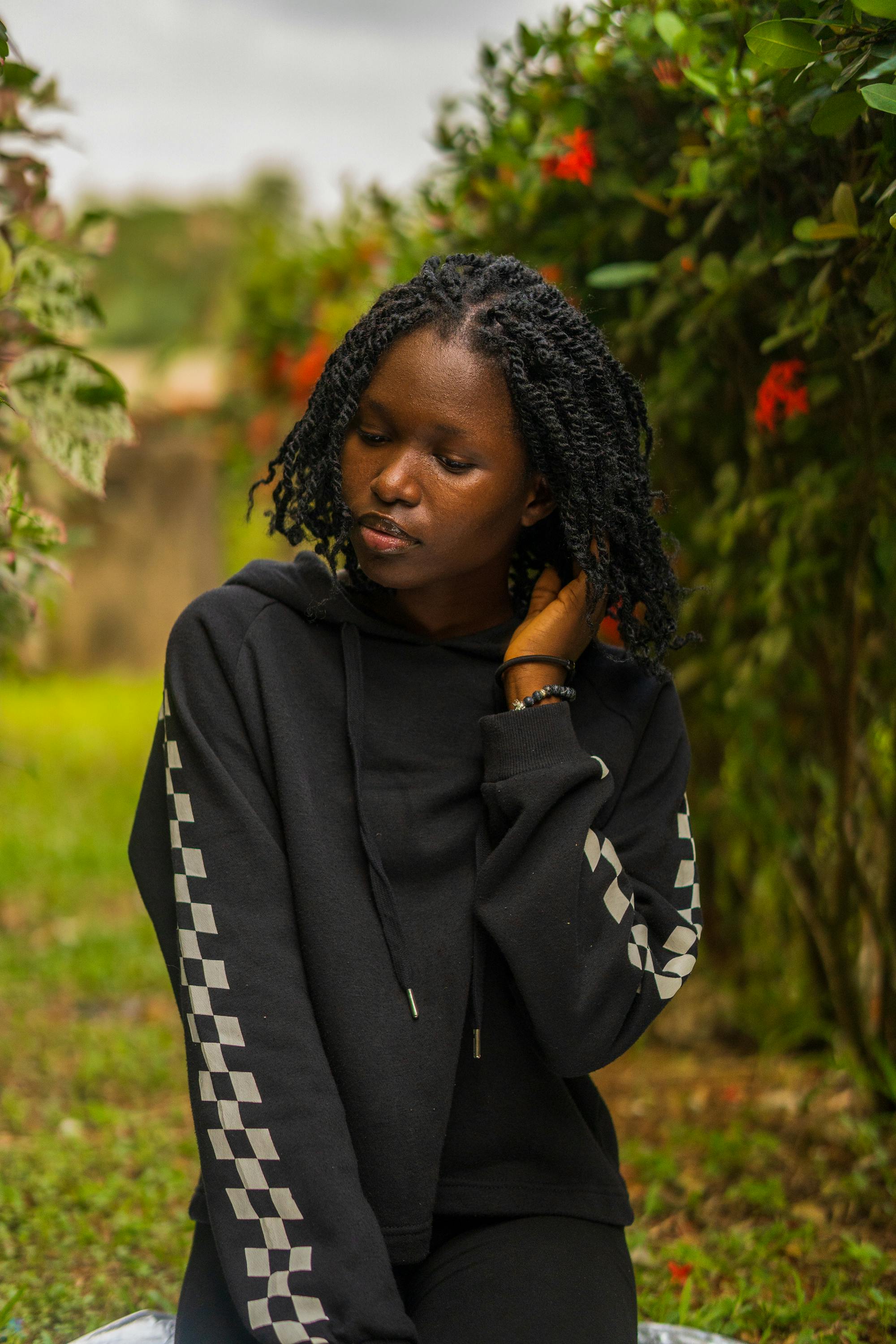 Teenage Girl Wearing Denim Jacket Smiling · Free Stock Photo