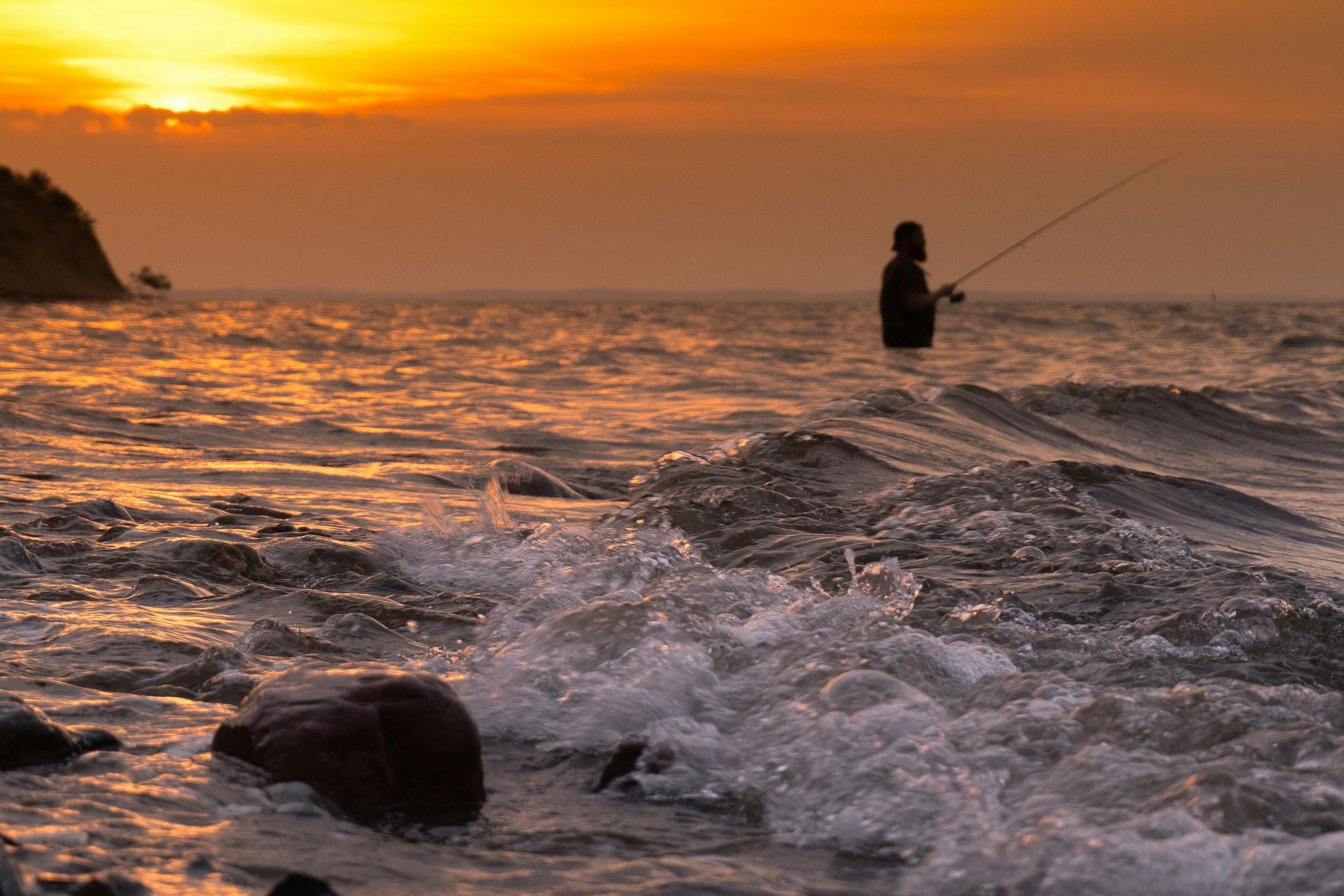 A Person Using Fishing Rod · Free Stock Photo