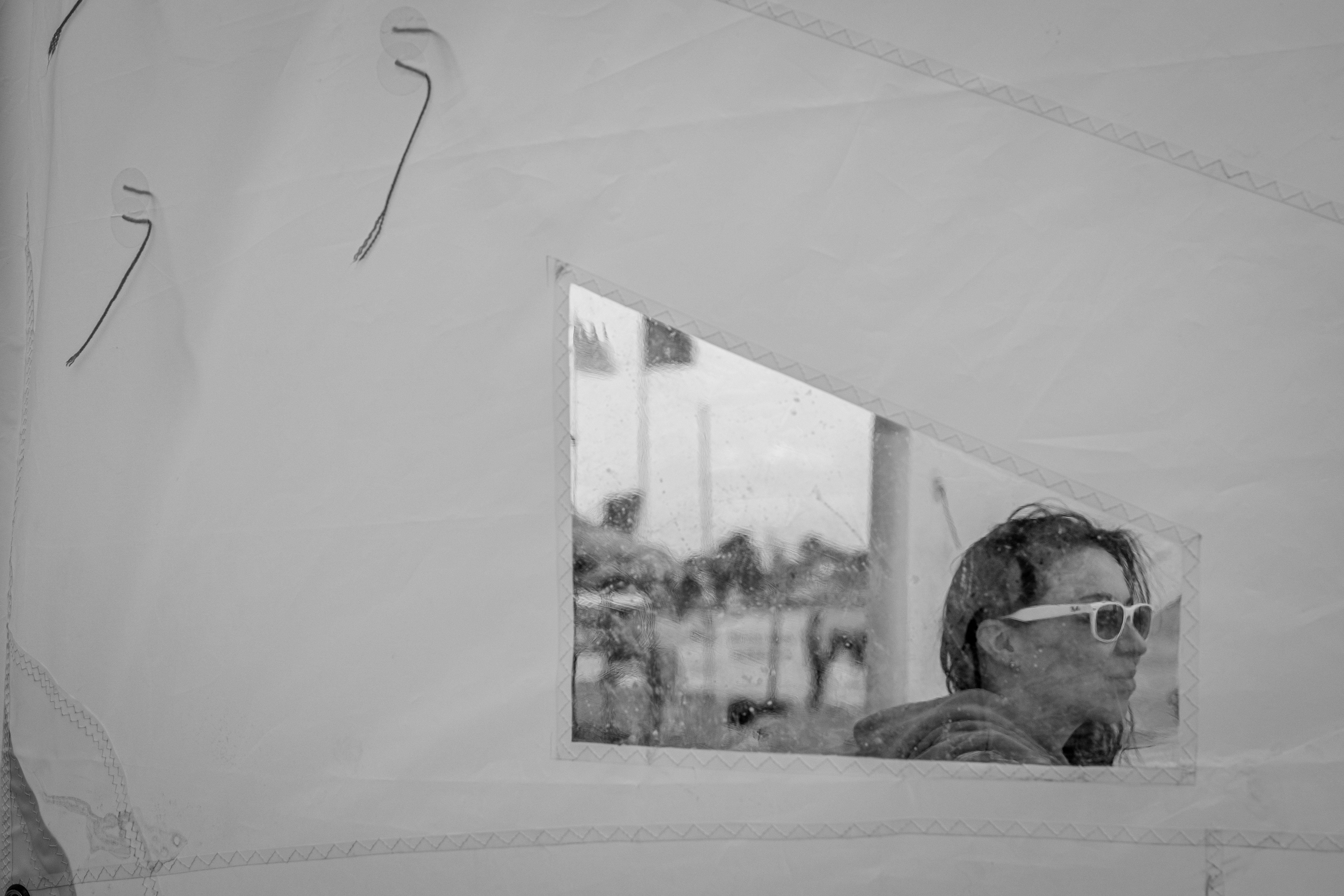 A Woman Behind a Window · Free Stock Photo