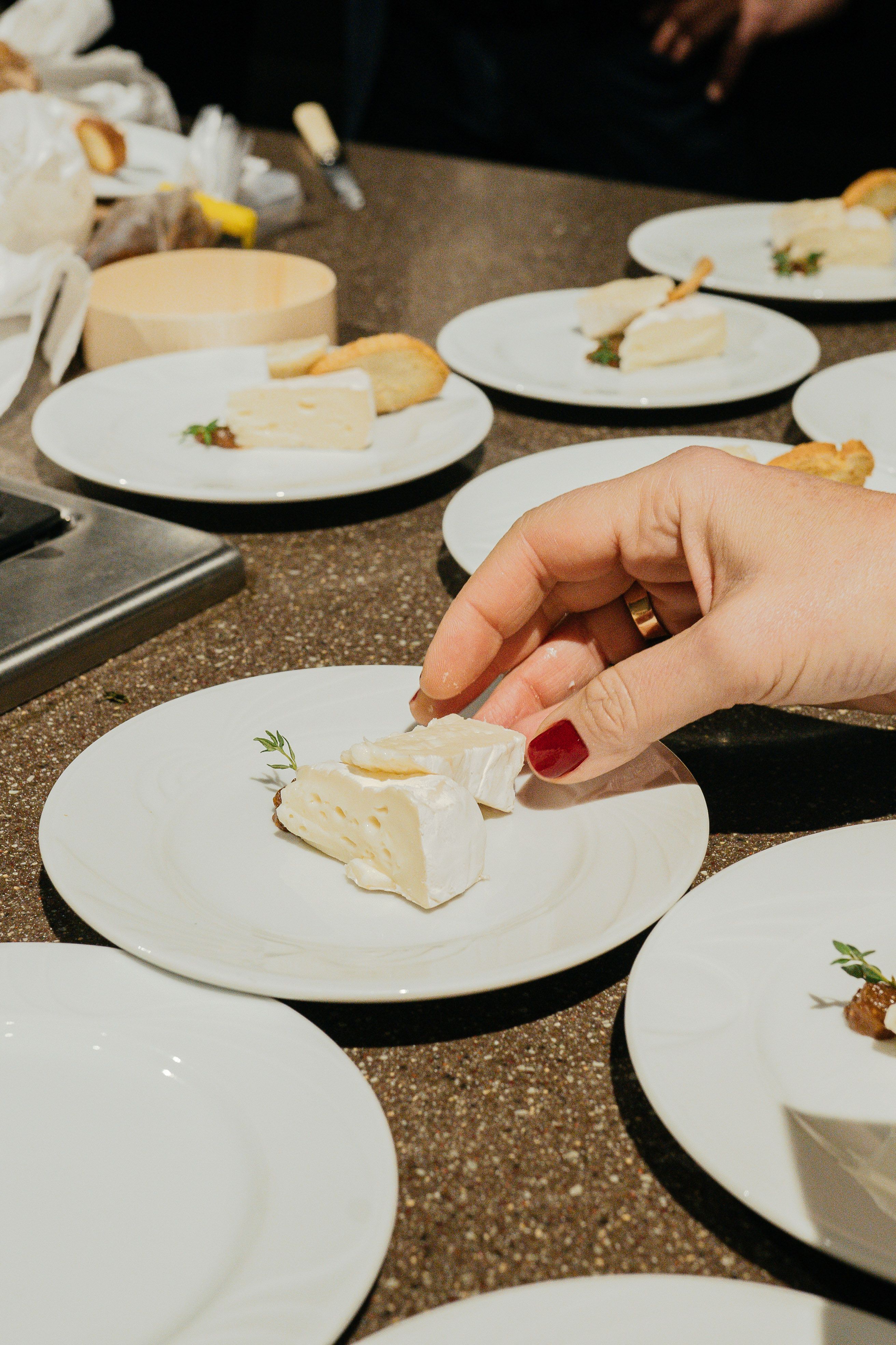Plates with Cheese · Free Stock Photo