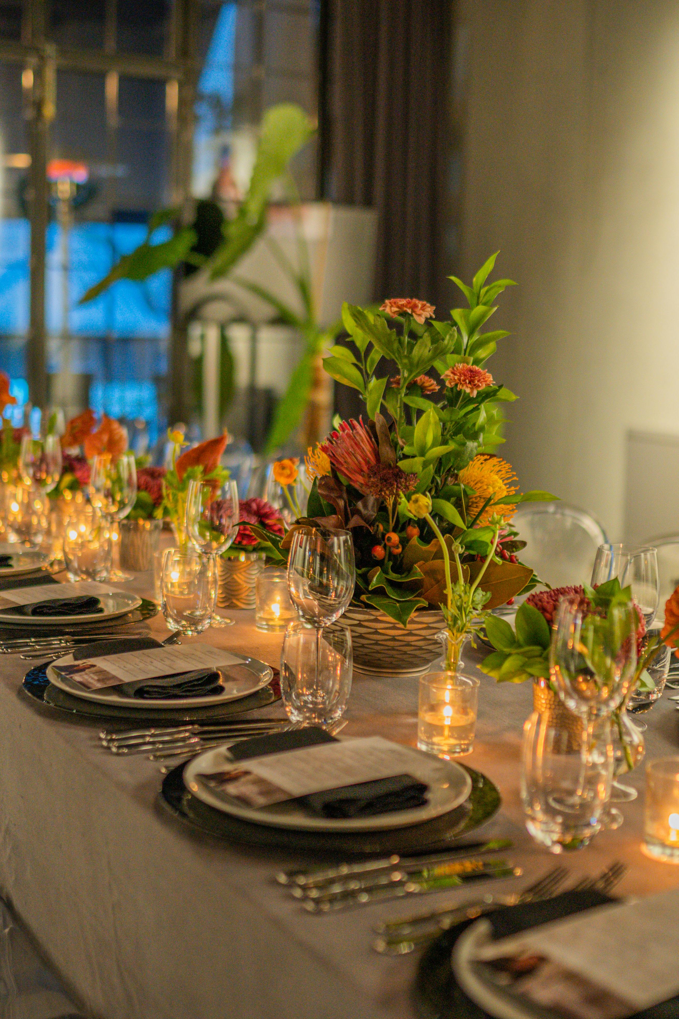 Elegant Dinner on Table · Free Stock Photo