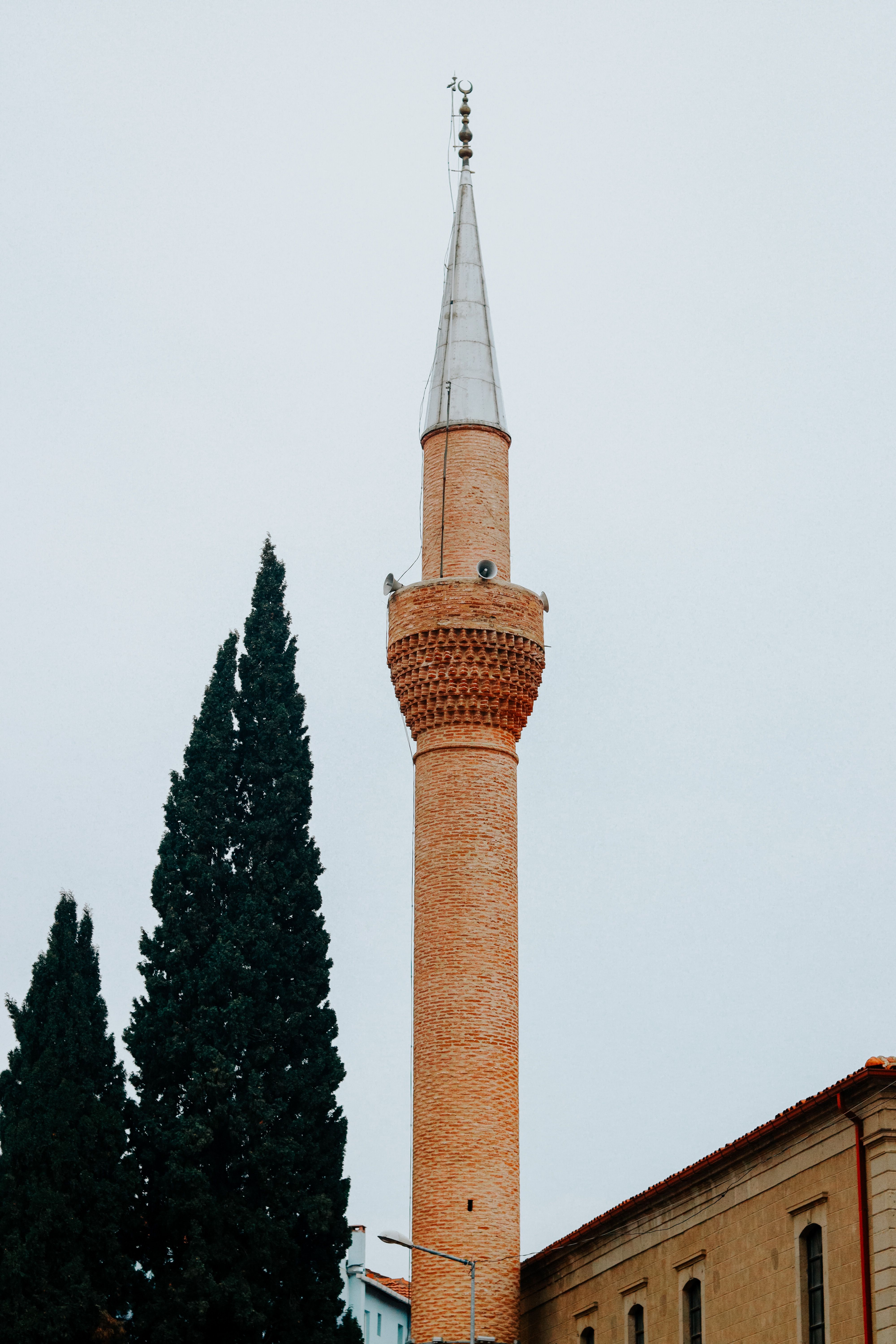 Silhouette of a Minaret During Sunset · Free Stock Photo