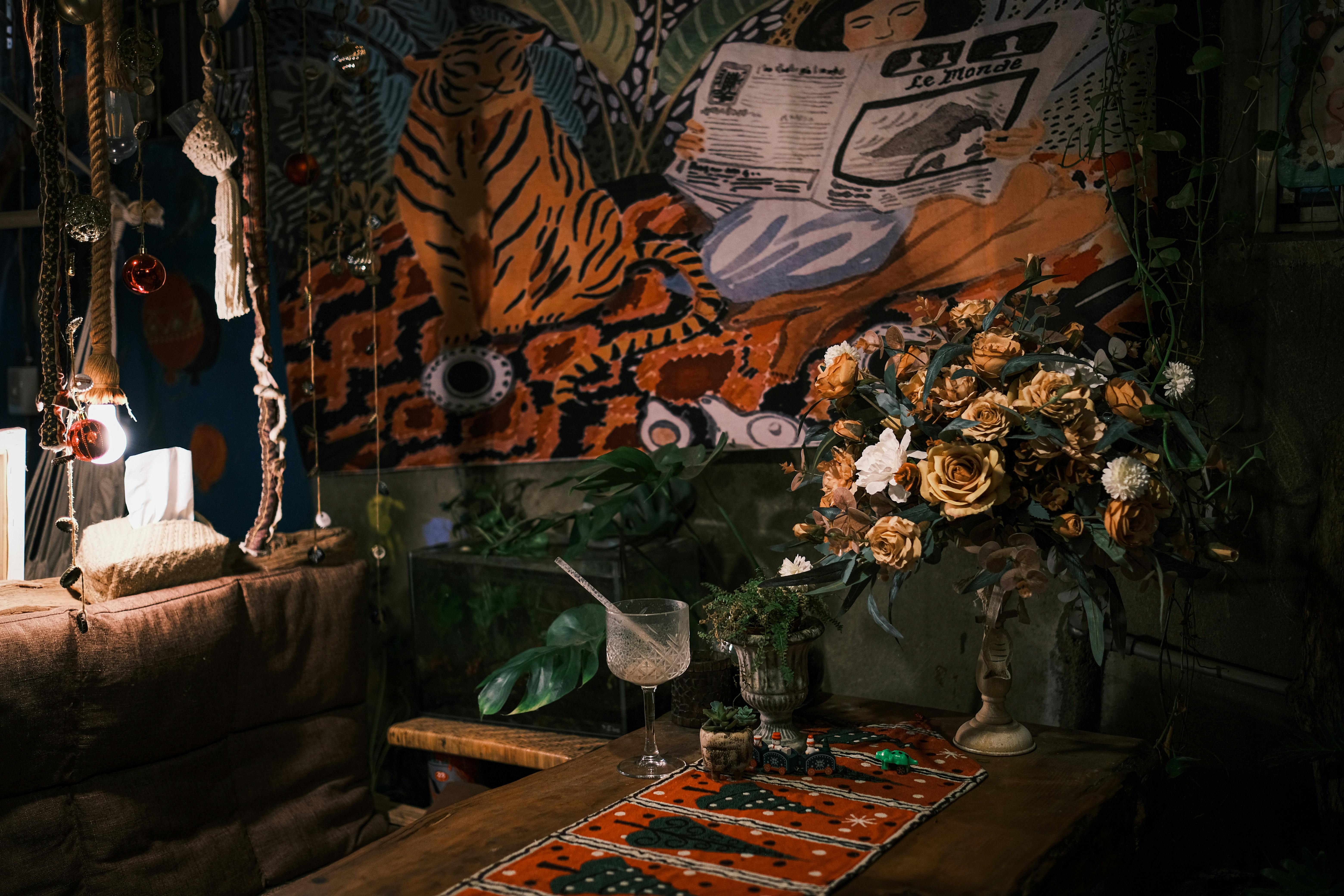 Artsy Interior Design of a Cafe · Free Stock Photo