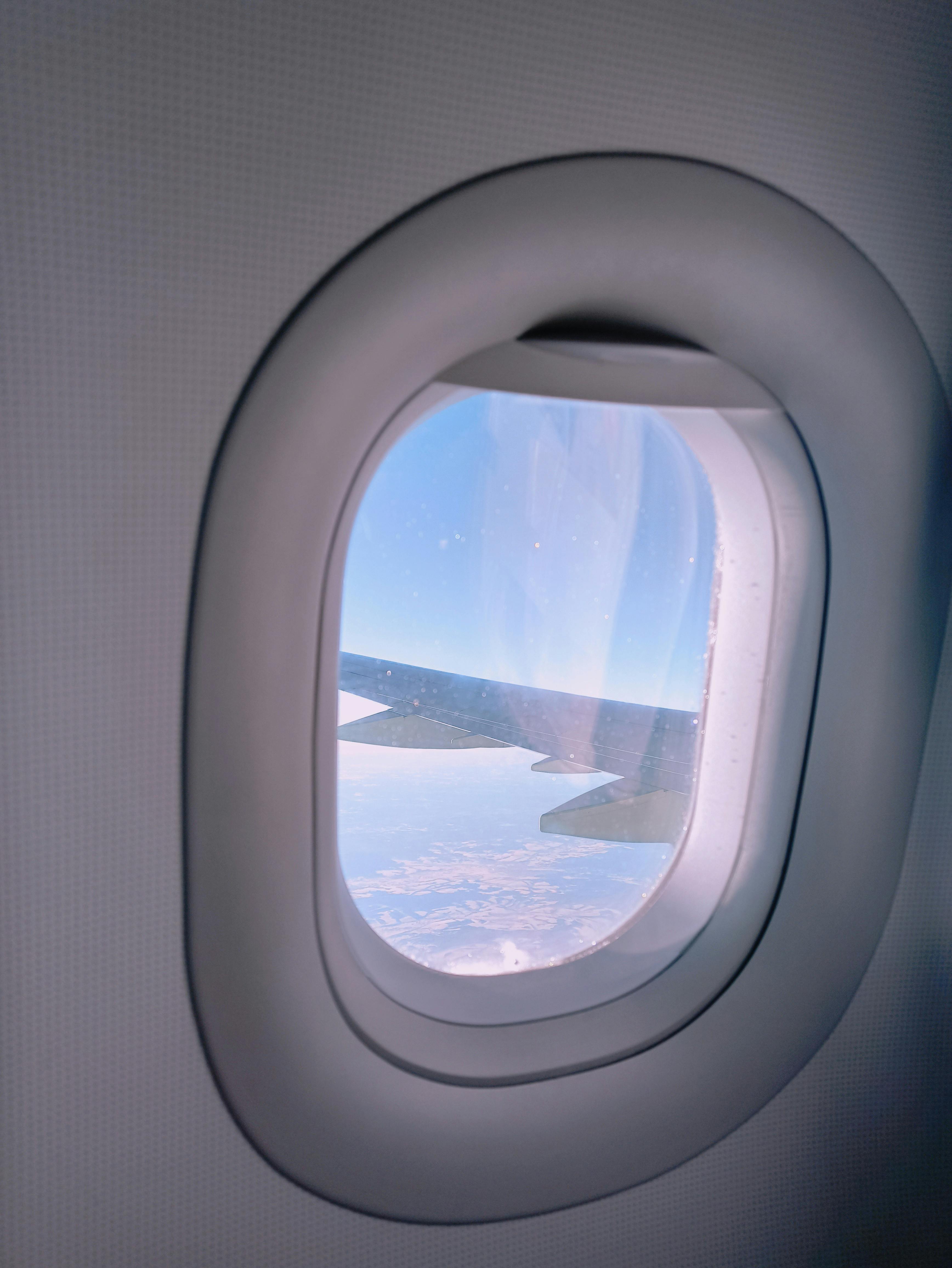 Window in Airplane · Free Stock Photo