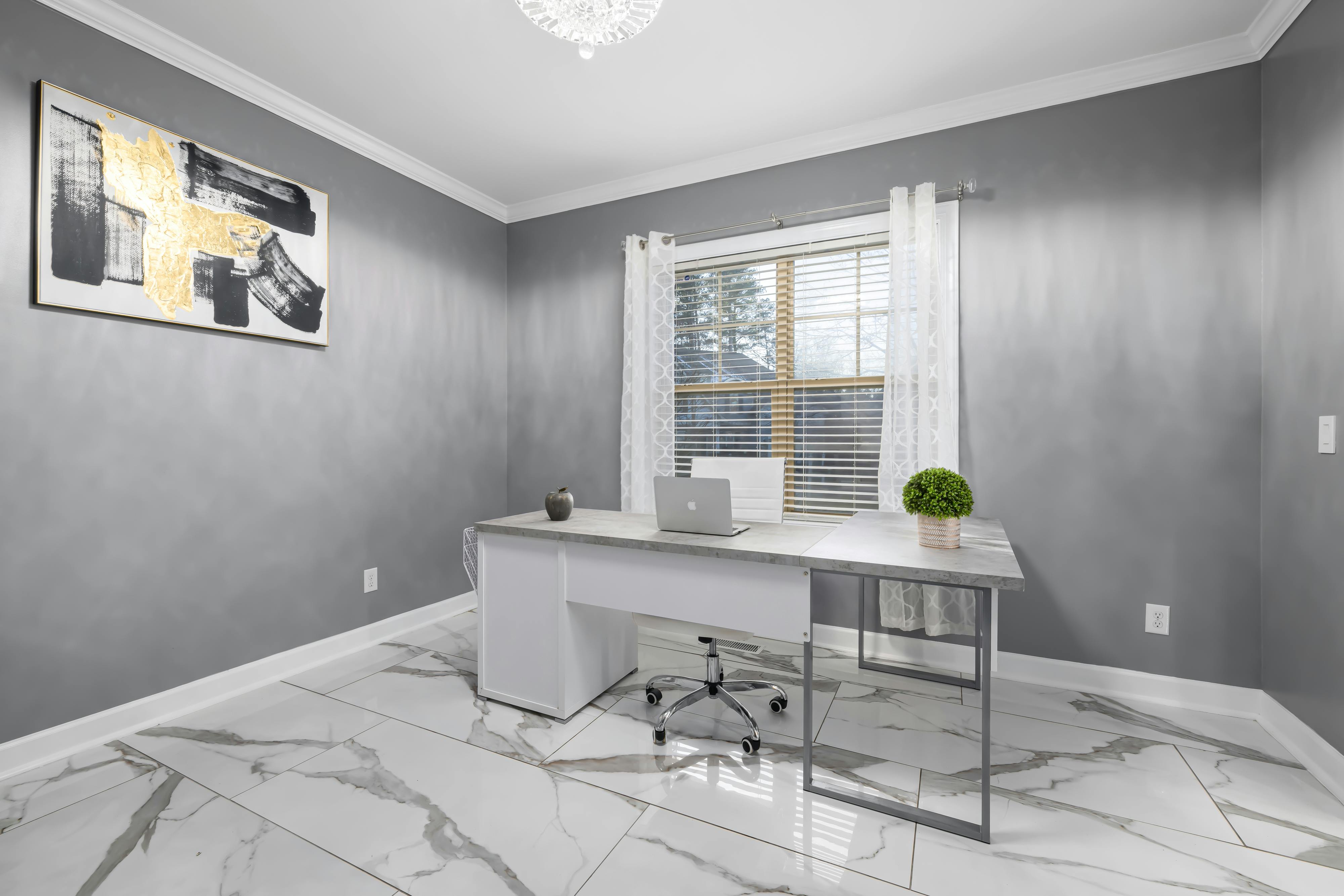 Laptop on Desk in Office · Free Stock Photo