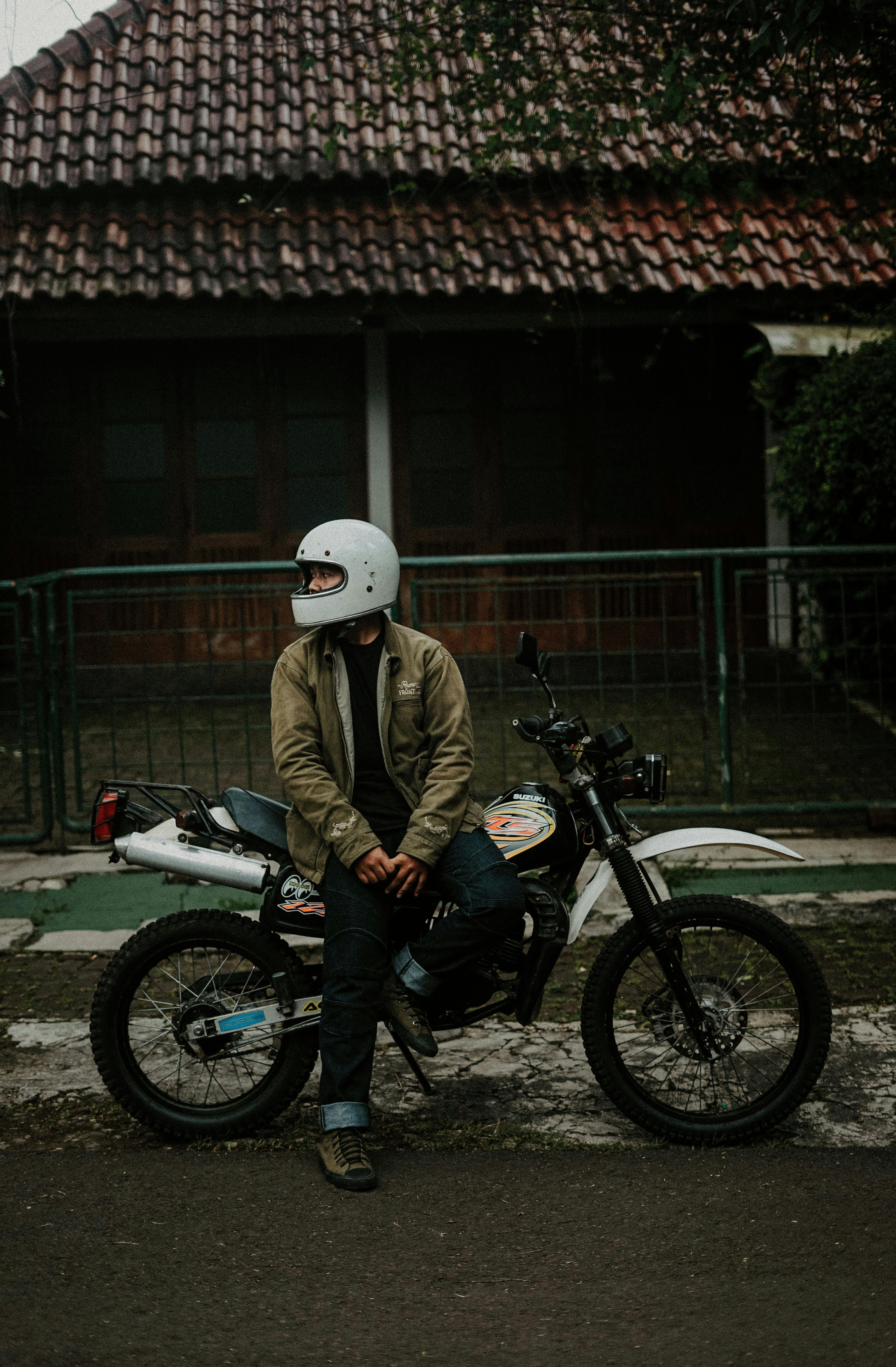Man Riding a Motorcycle Photo · Free Stock Photo