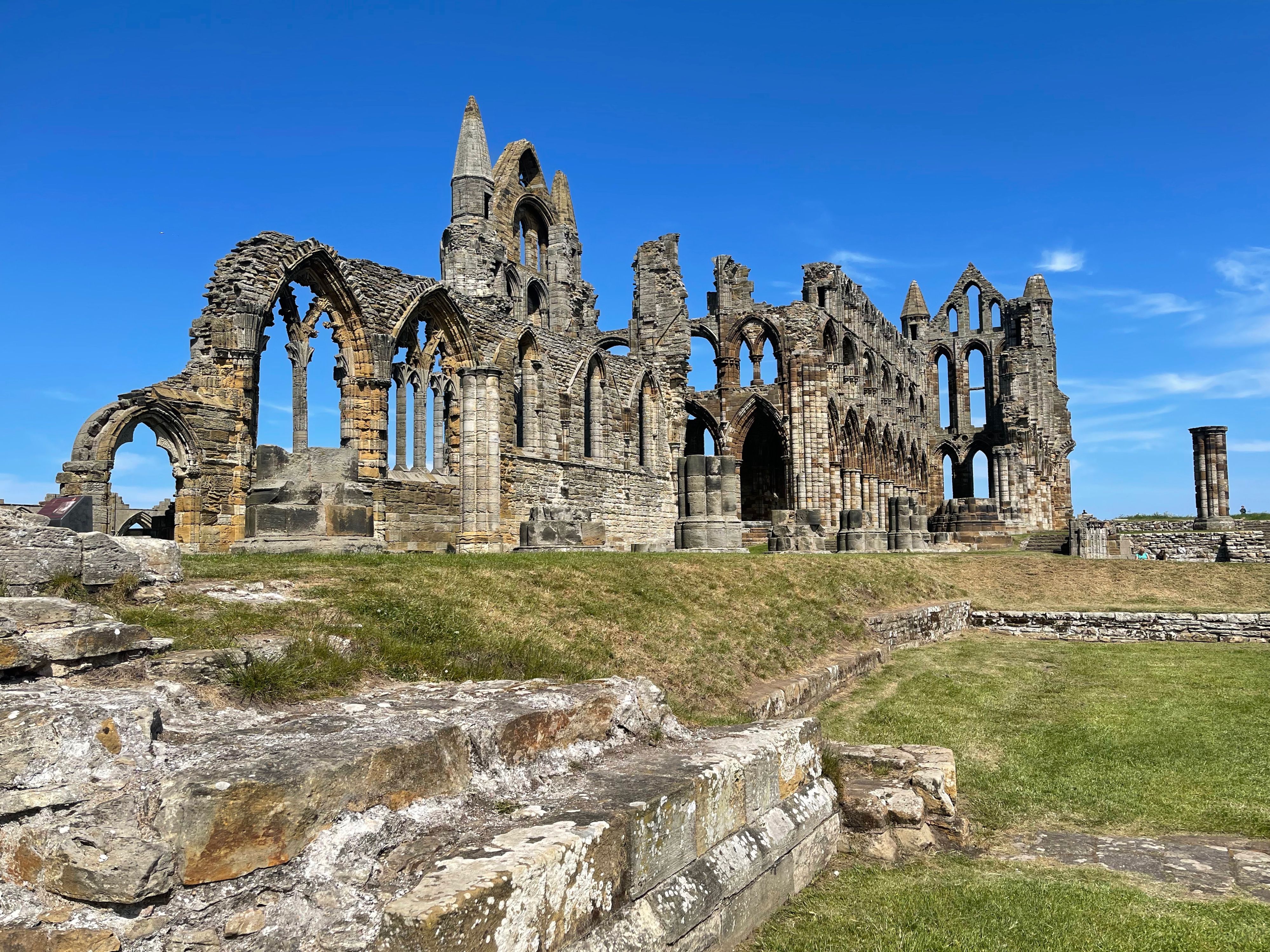 Grey Concrete Ruins Under Blue White Day Time · Free Stock Photo