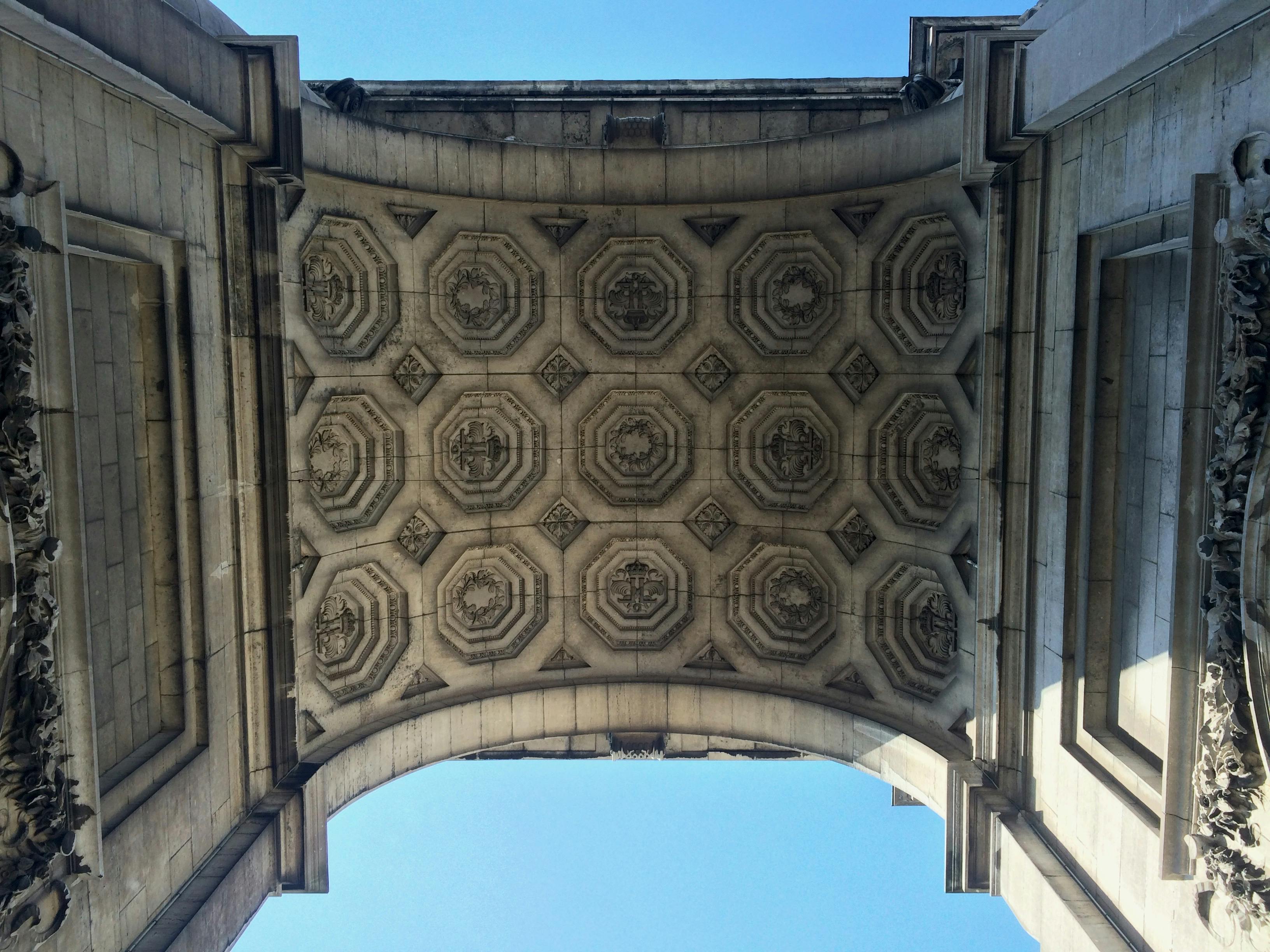 Reliefs on Arch of Arc de Triomphe in Paris, France · Free Stock Photo