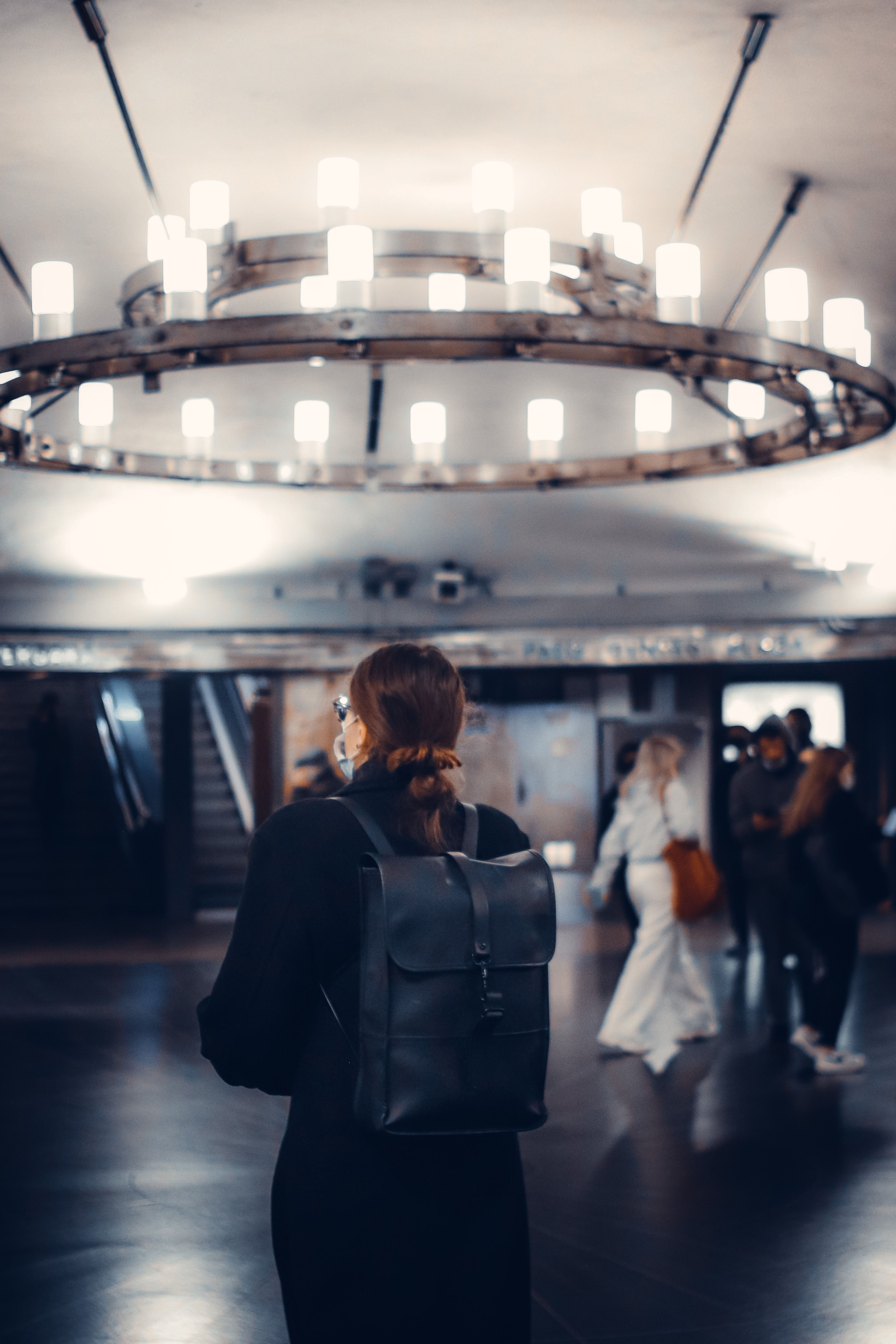 Woman Wearing Black Backpack · Free Stock Photo