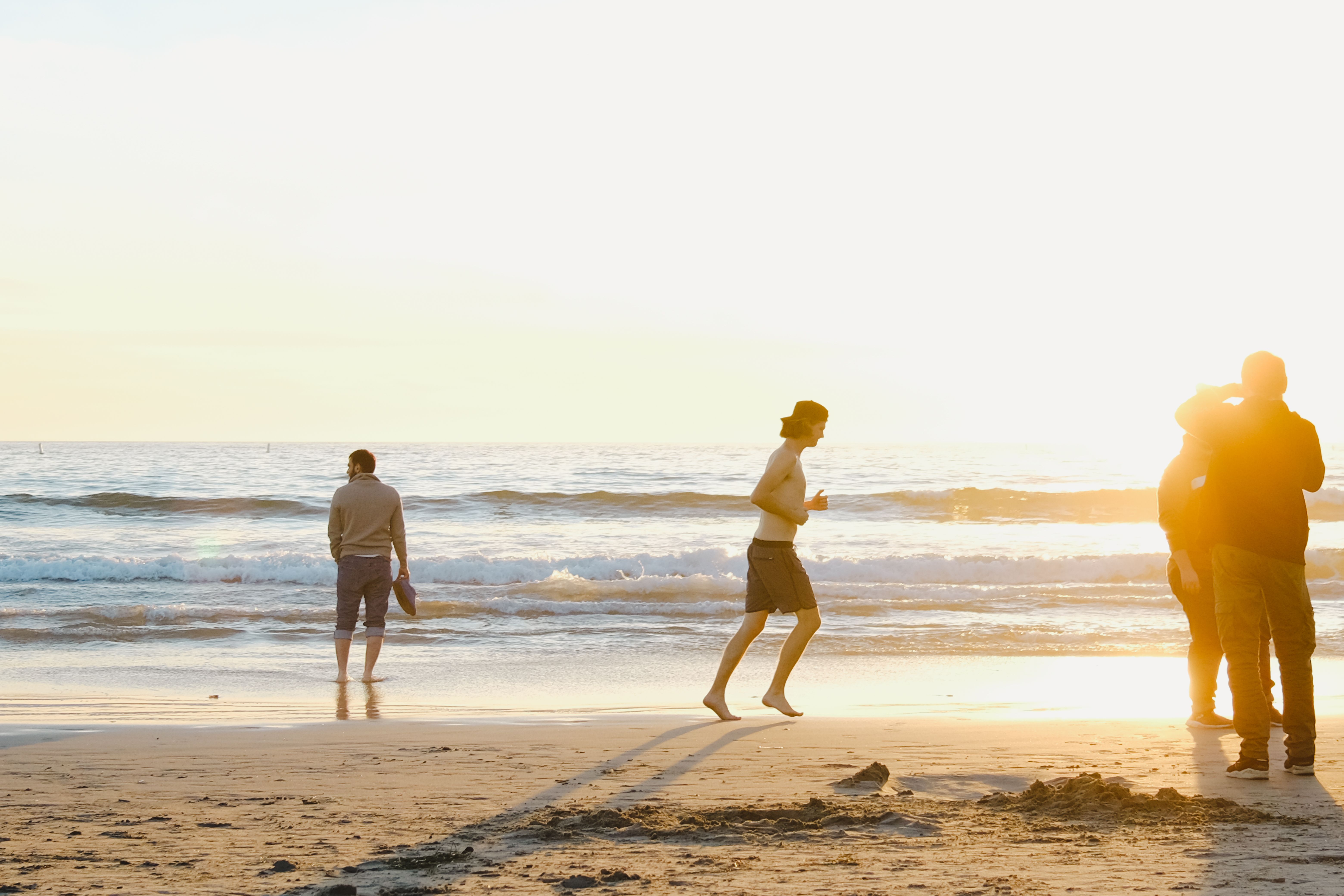 People on a Beach · Free Stock Photo