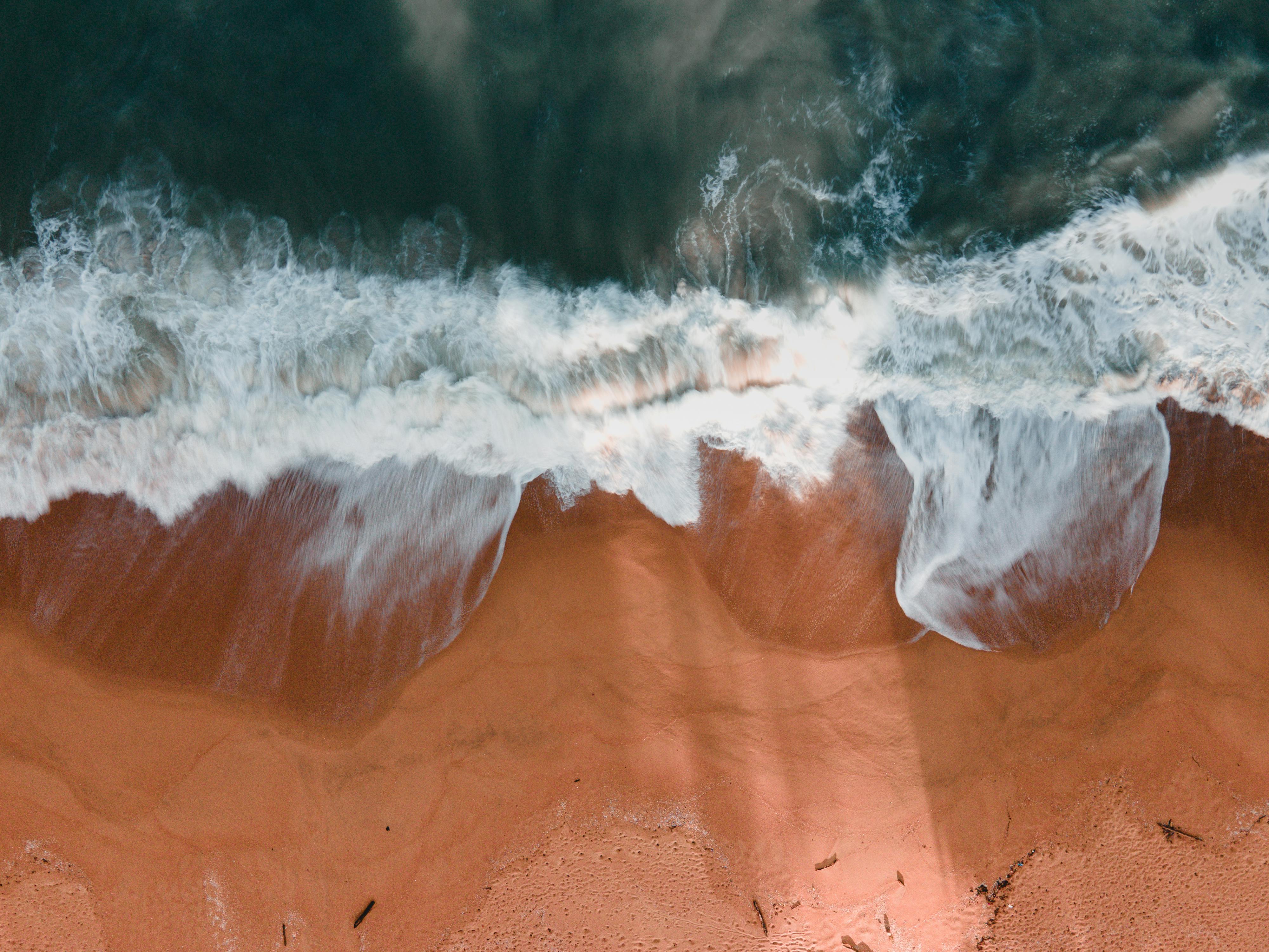 Photo of Waves Crashing on Shore · Free Stock Photo