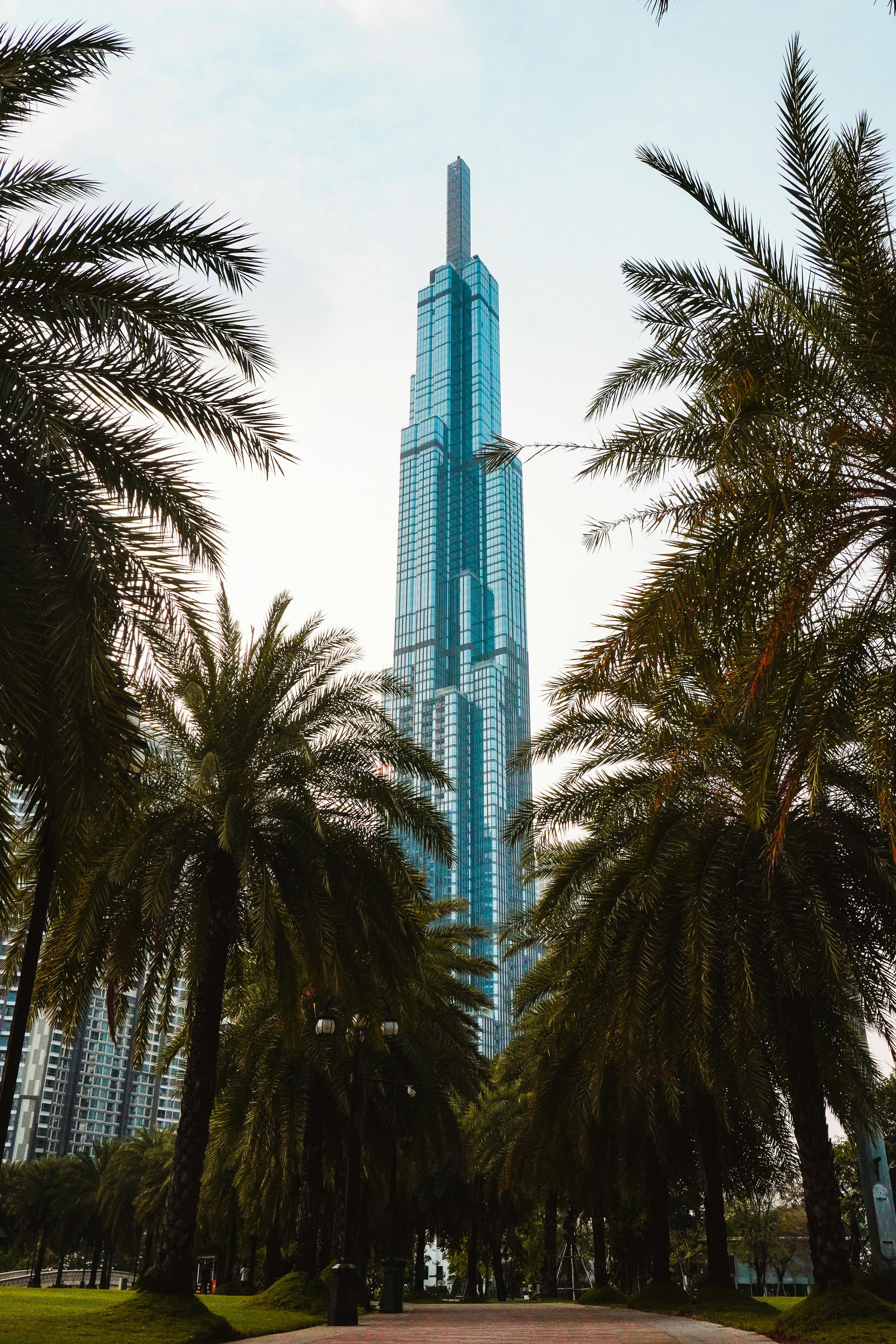 Trees Near Building · Free Stock Photo