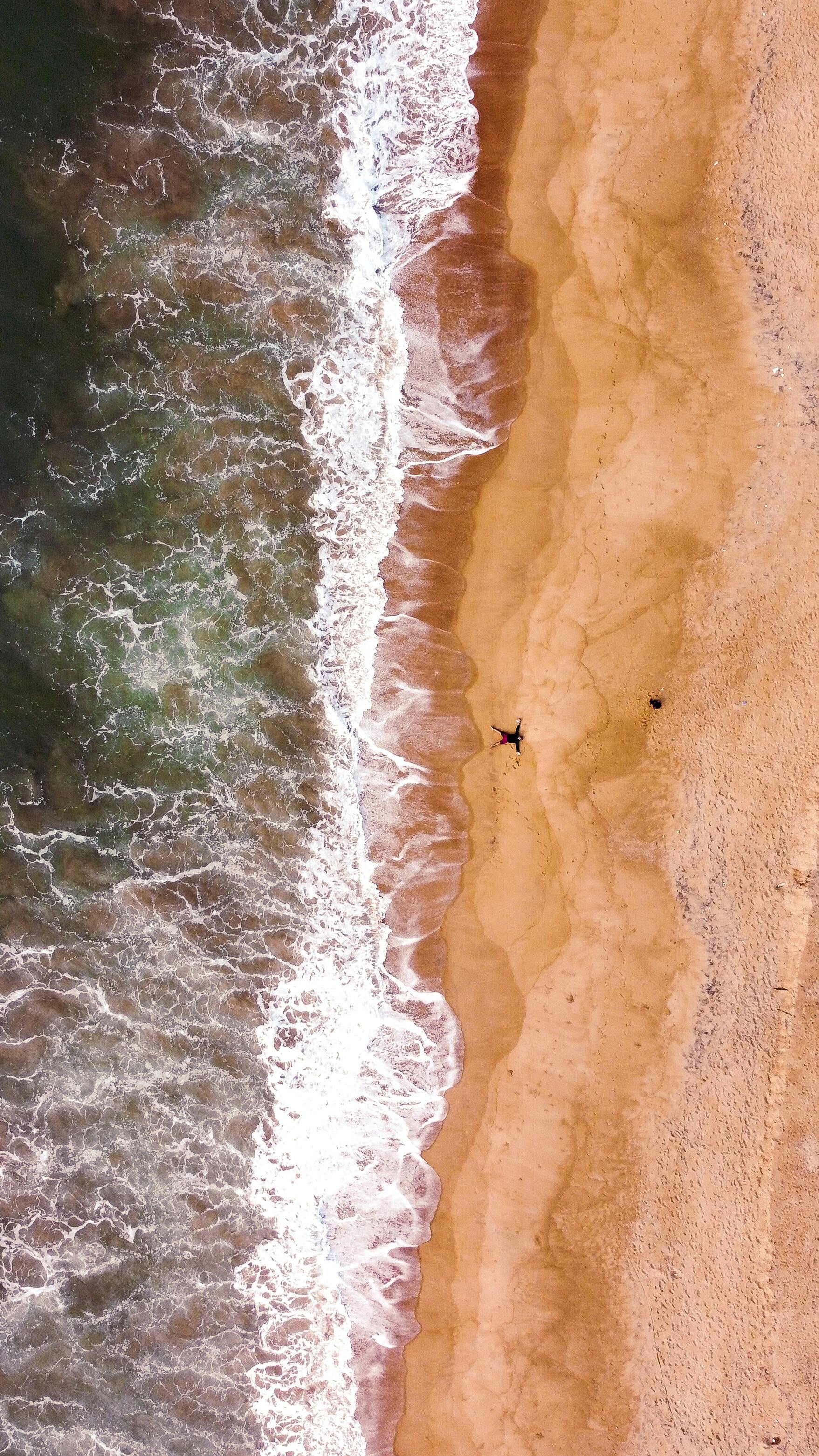 Birds Eye View of a Beach · Free Stock Photo