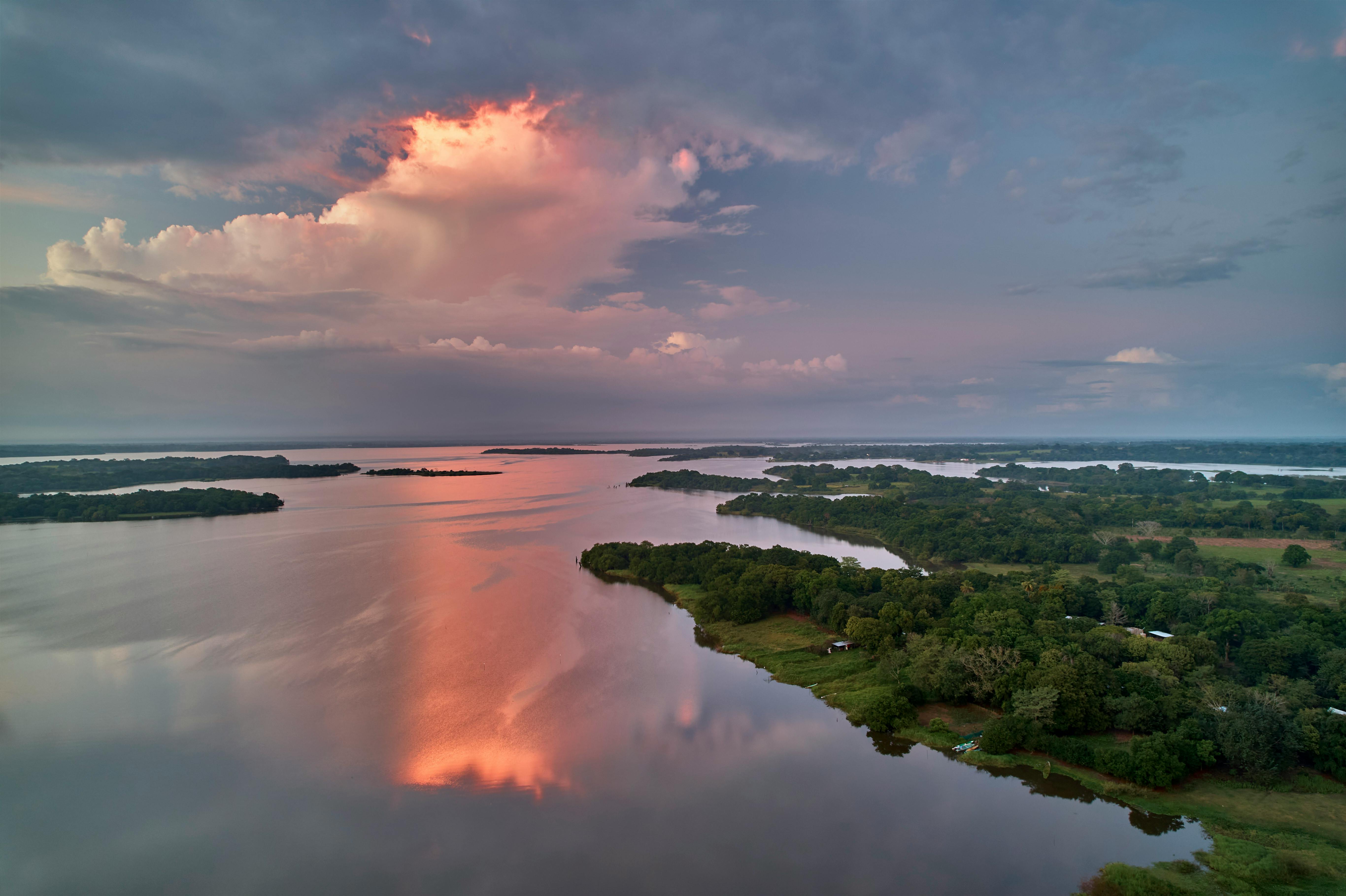 Aerial Shot of a Lagoon · Free Stock Photo