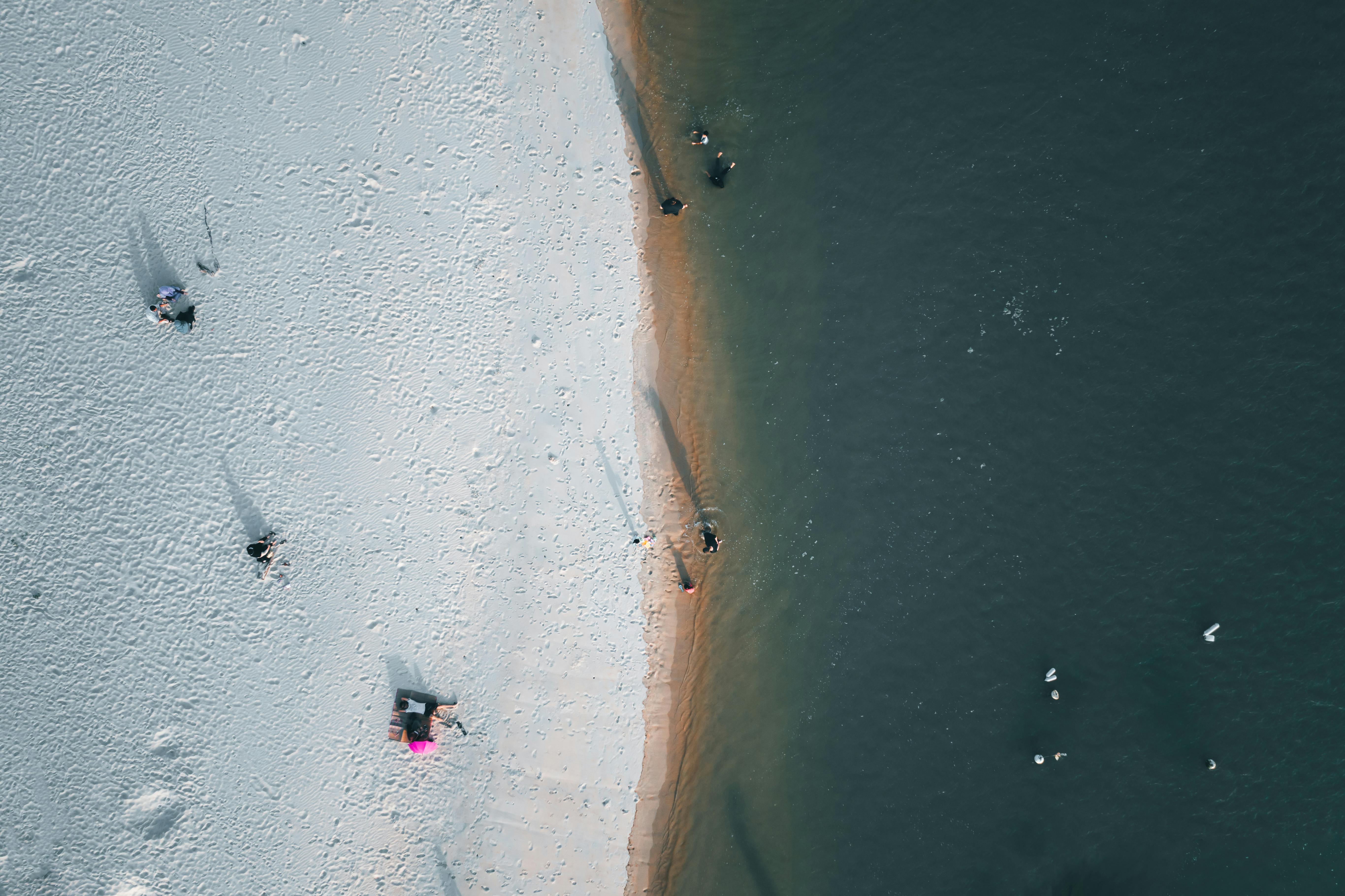 Aerial Photography of a Shore · Free Stock Photo