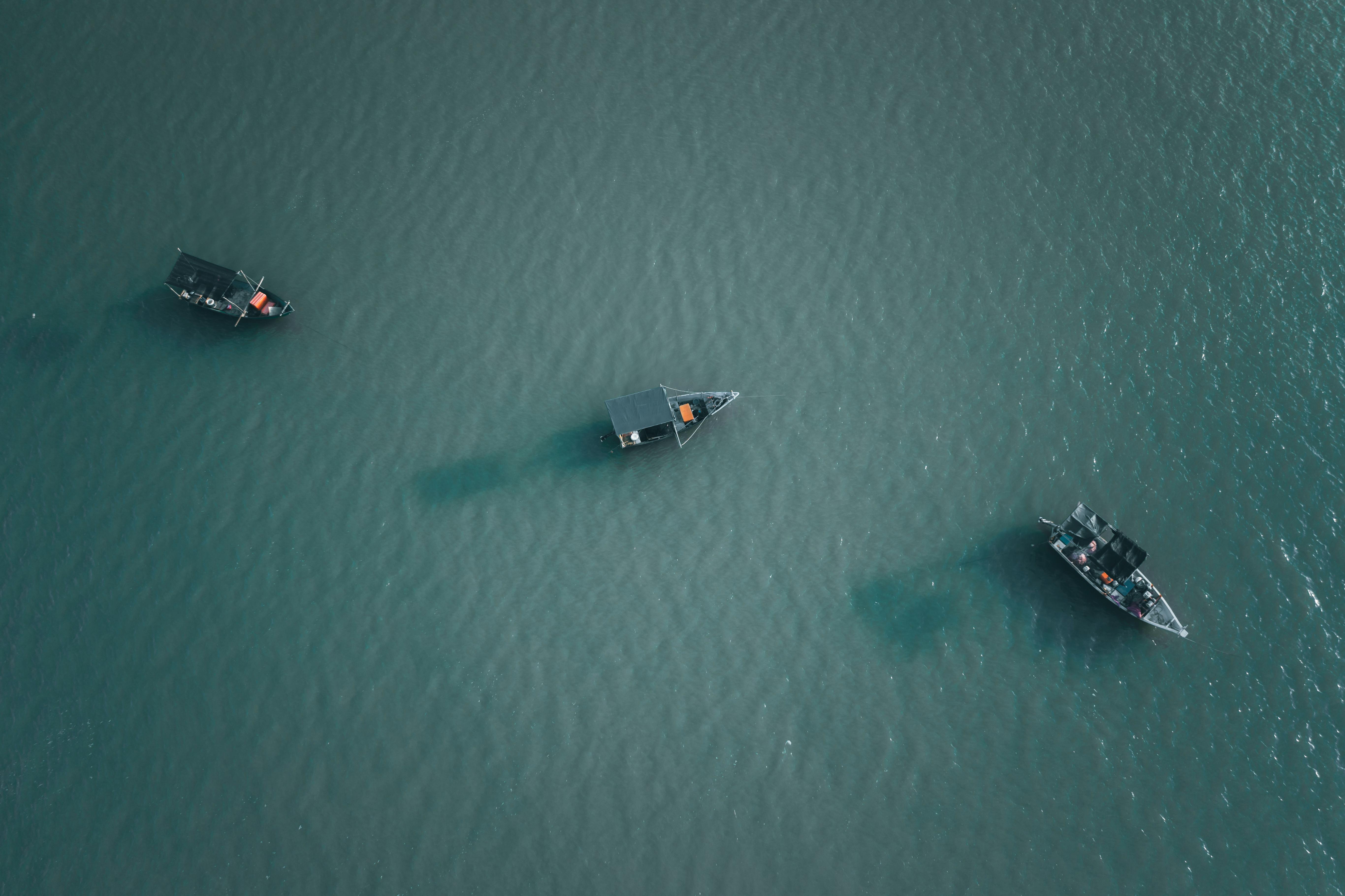 Birds Eye View of Ships · Free Stock Photo