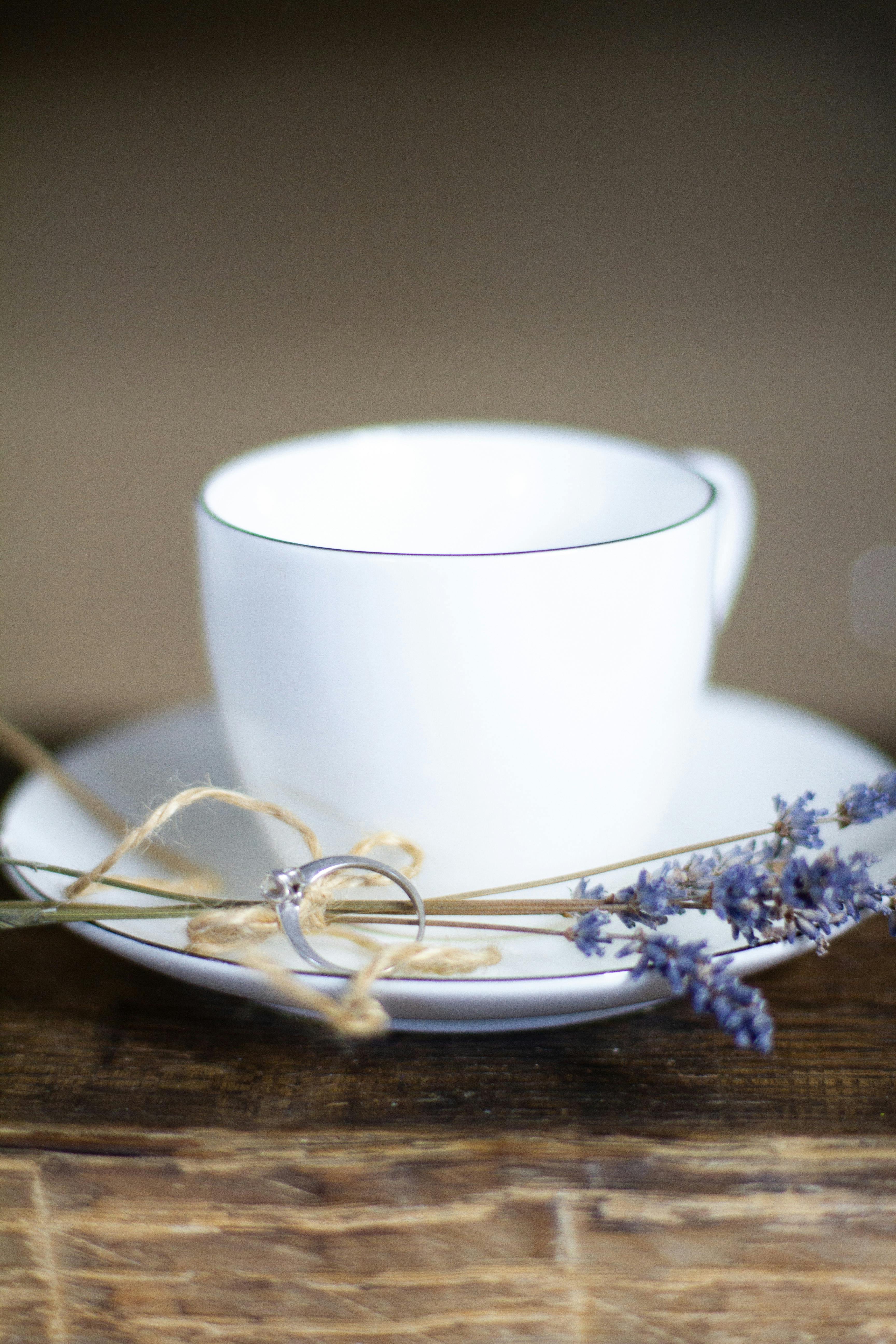 A Cup and a Saucer on the Sand · Free Stock Photo