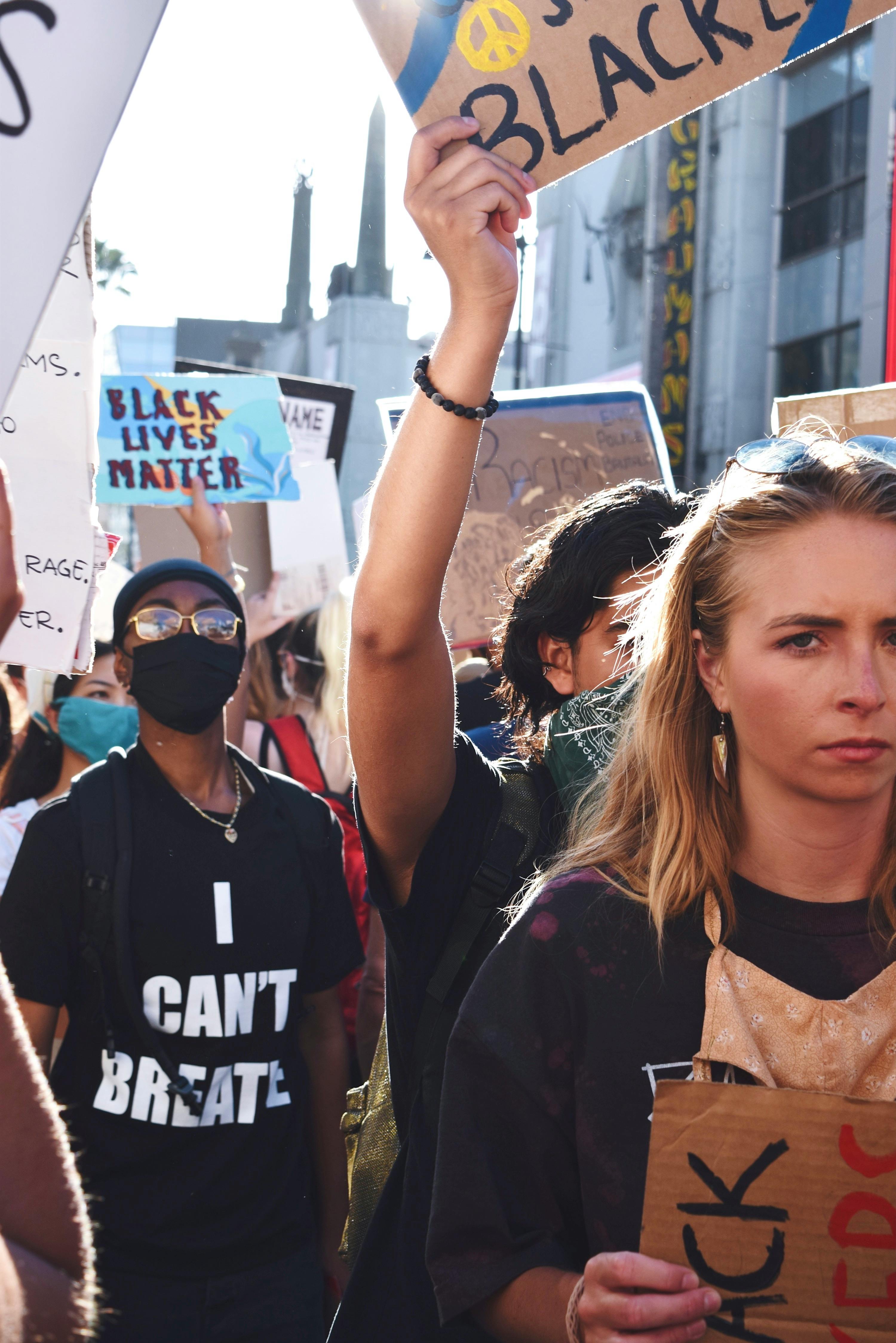 People Protesting in the Street · Free Stock Photo