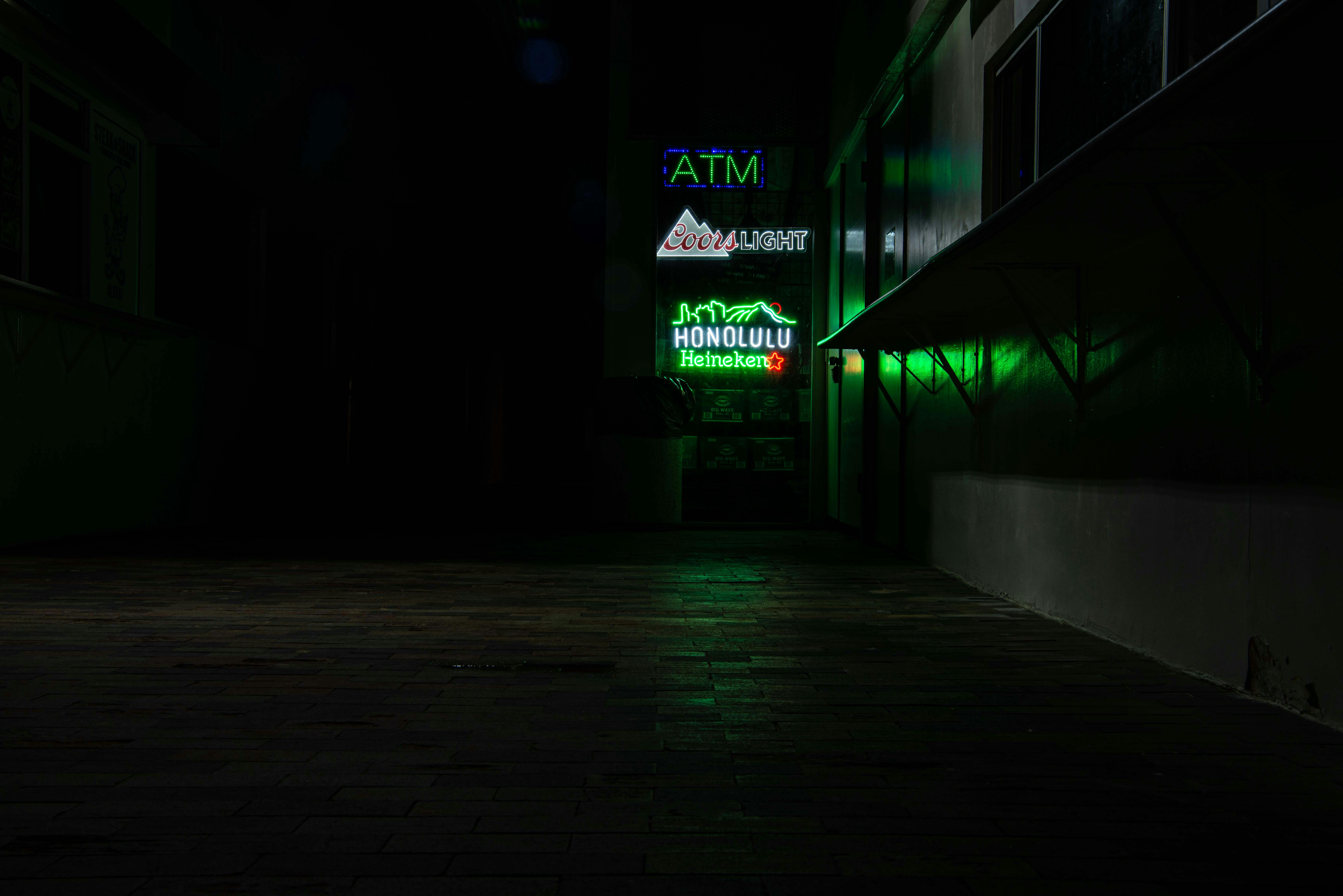 Red and Blue Neon Light Signage Outside an Establishment · Free Stock Photo