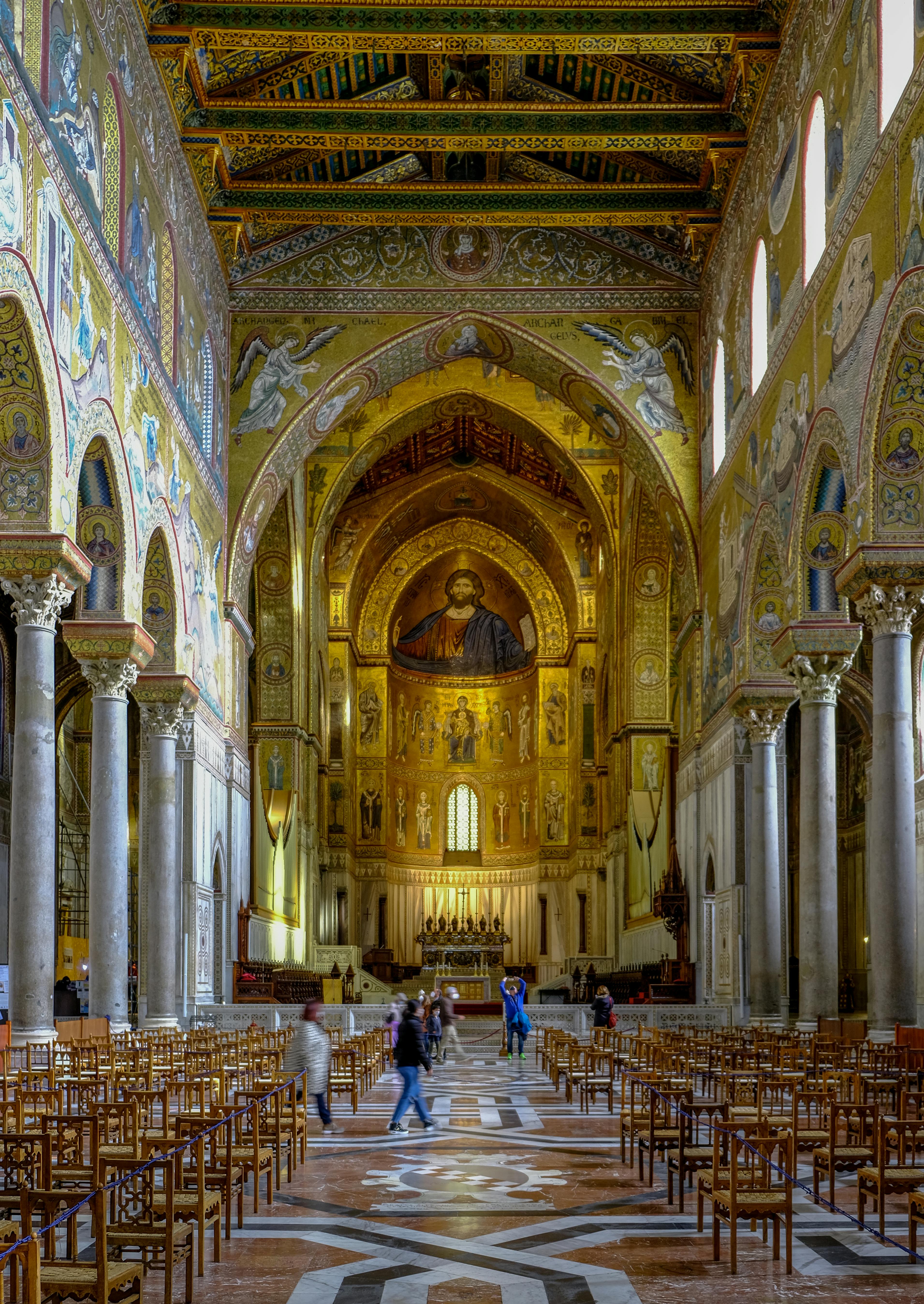 People Walking Inside a Cathedral · Free Stock Photo