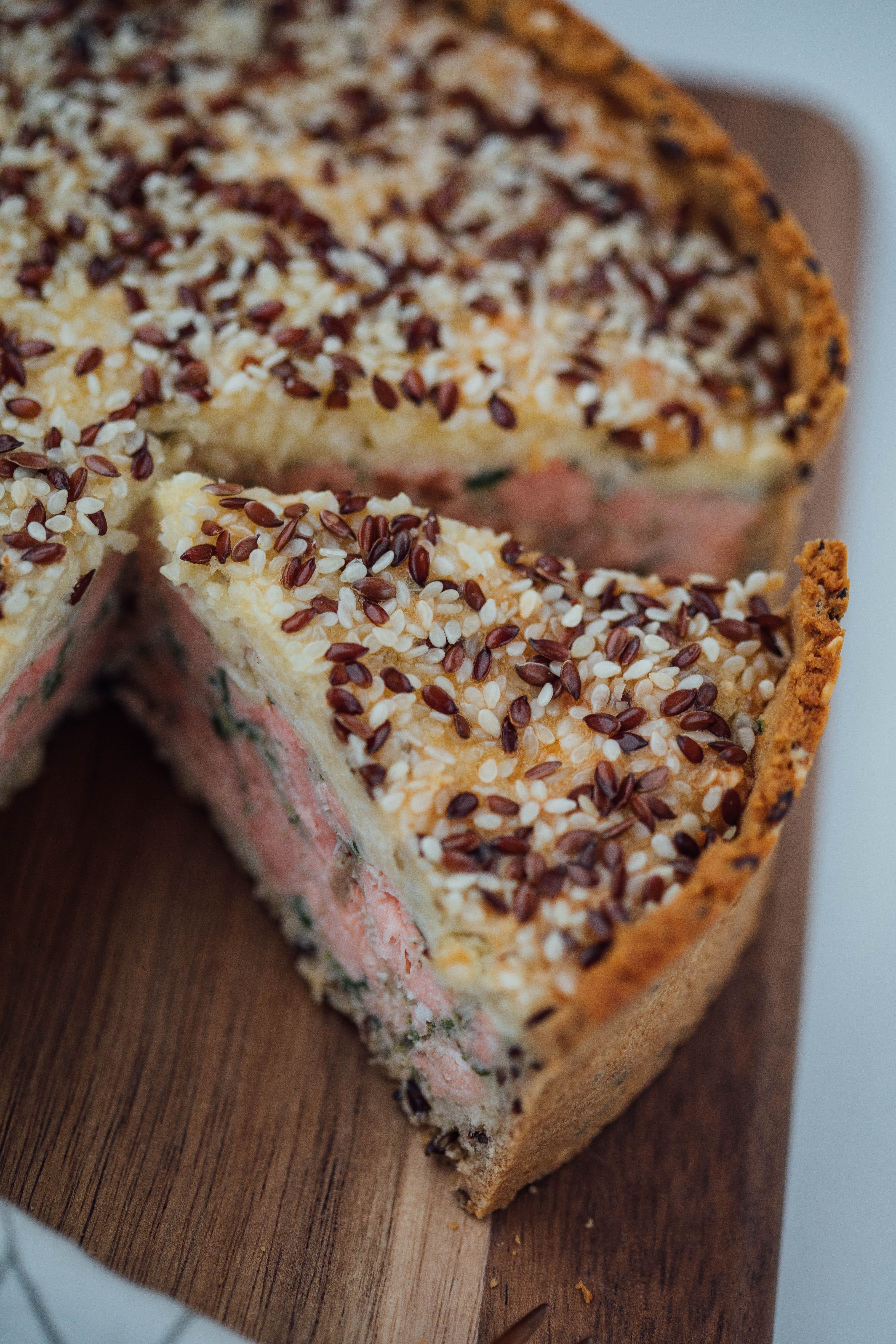 Slice of a Tart with Seeds · Free Stock Photo