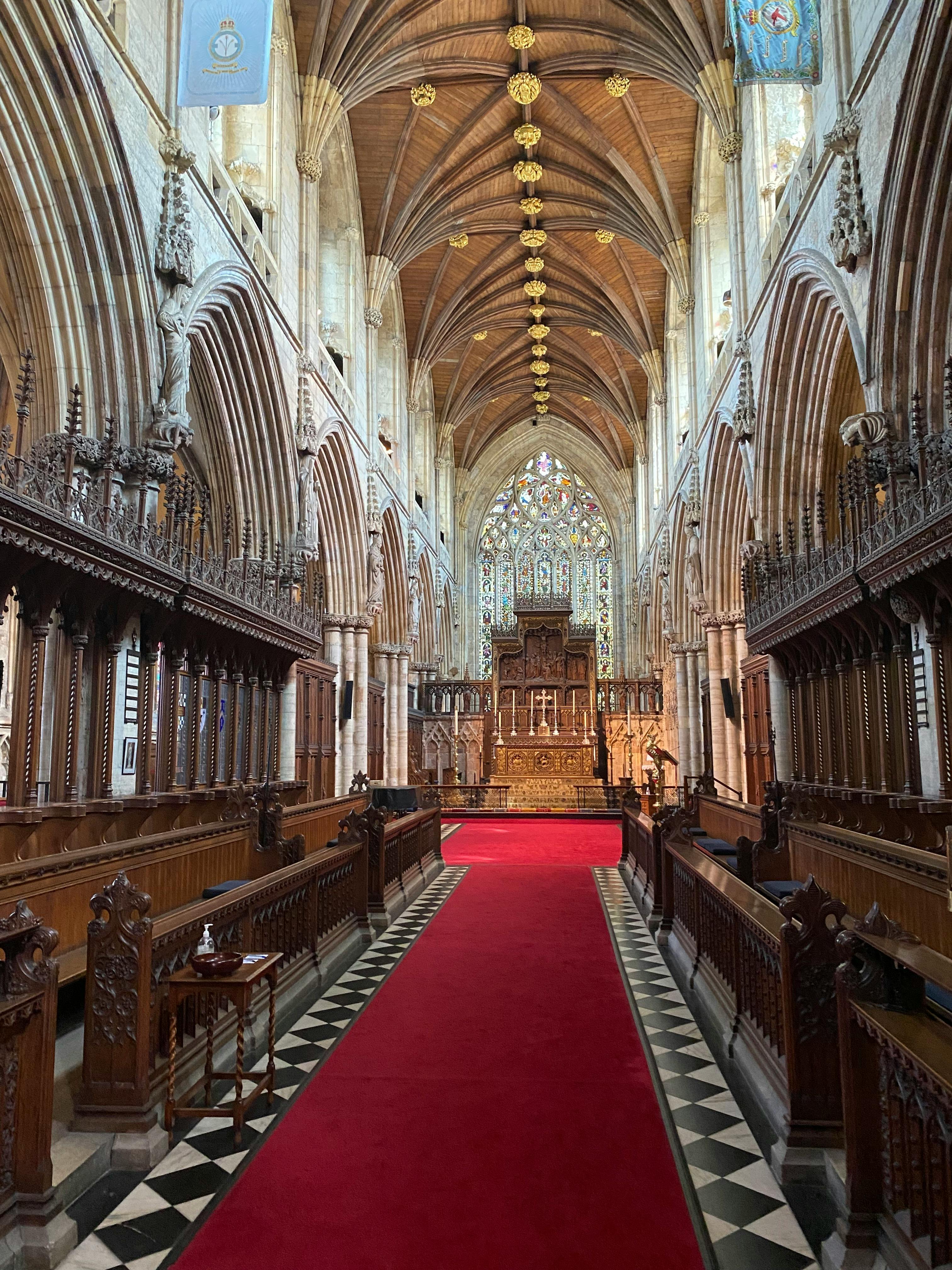 Gothic Cathedral Columns · Free Stock Photo