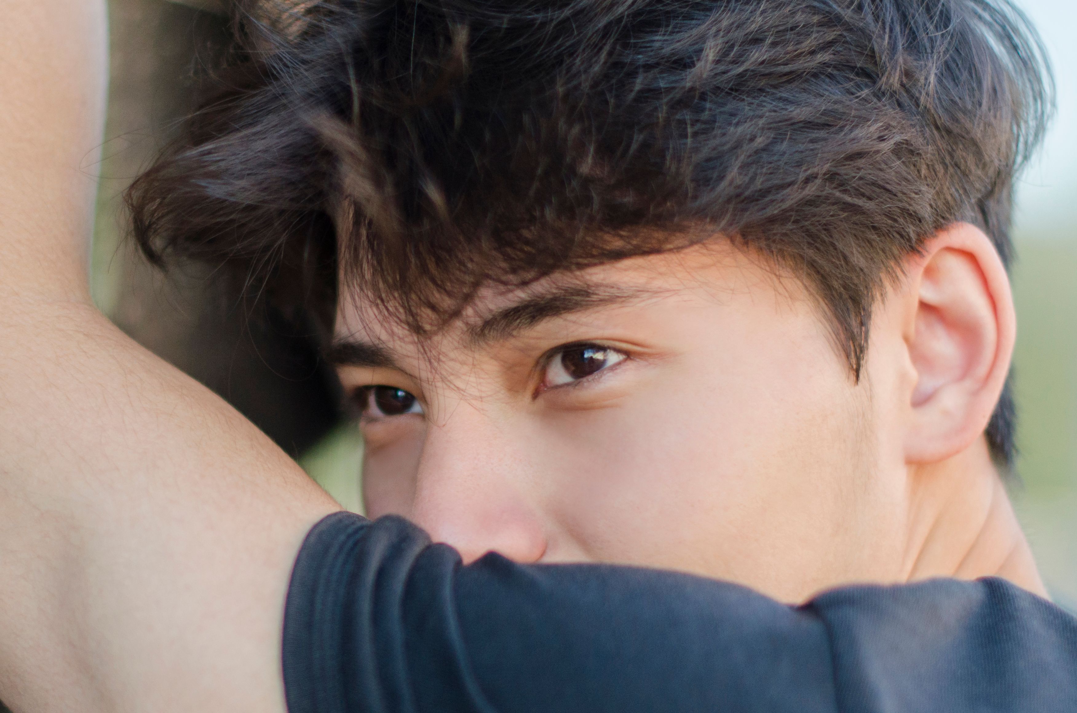 Close Up Photo of Man's Face · Free Stock Photo