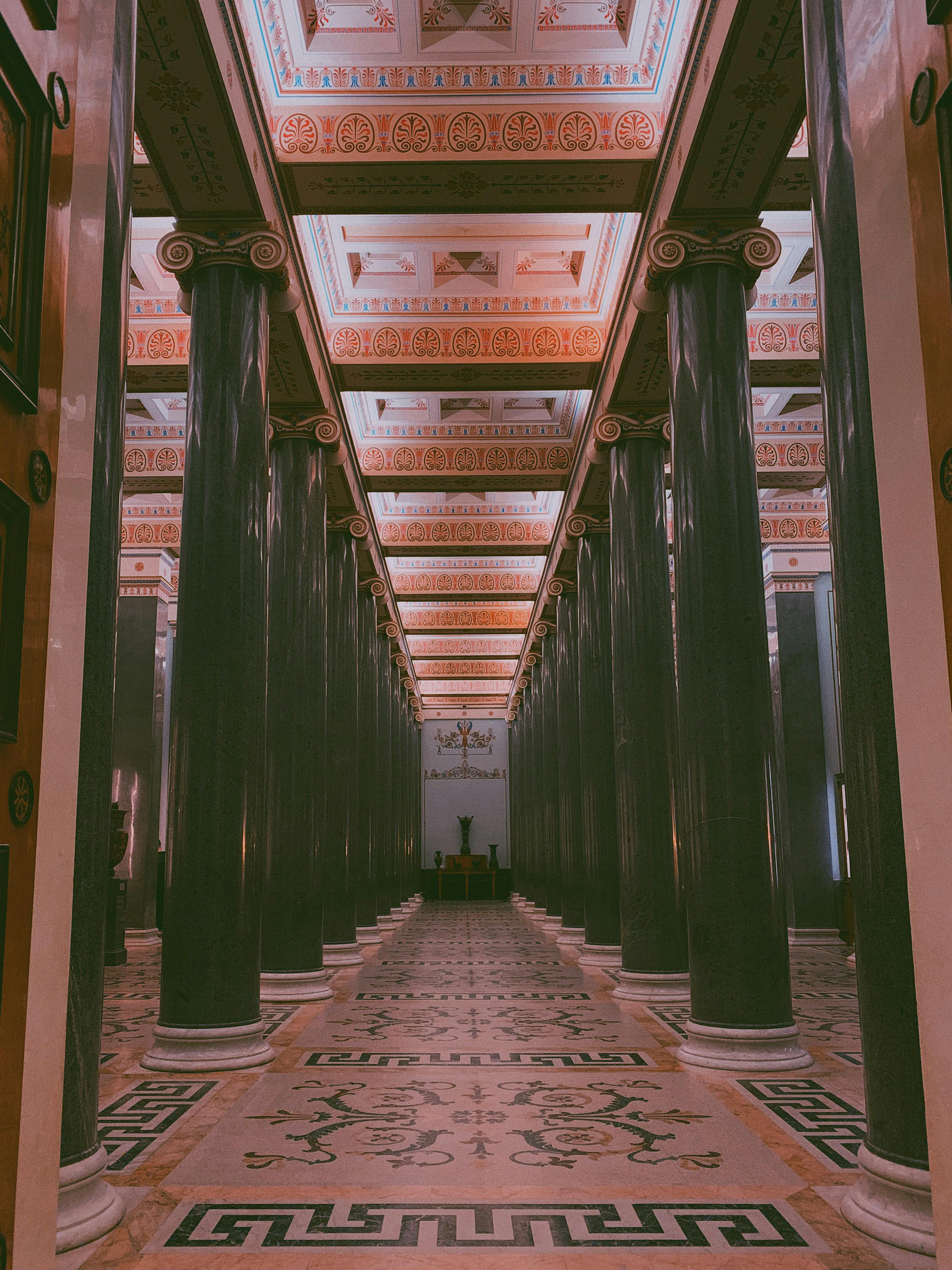A Hall with Columns · Free Stock Photo