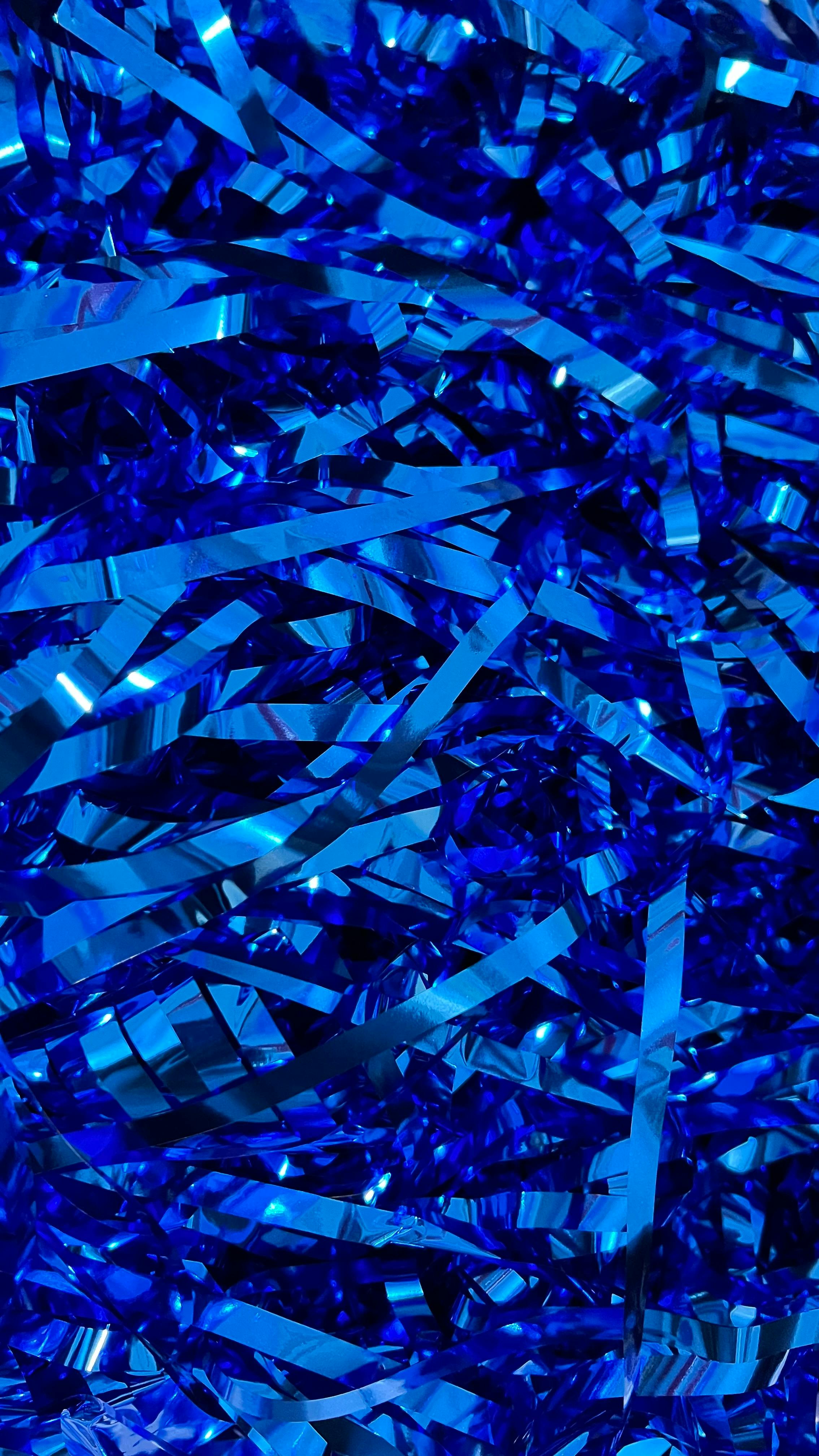 Blue Metallic Foils · Free Stock Photo