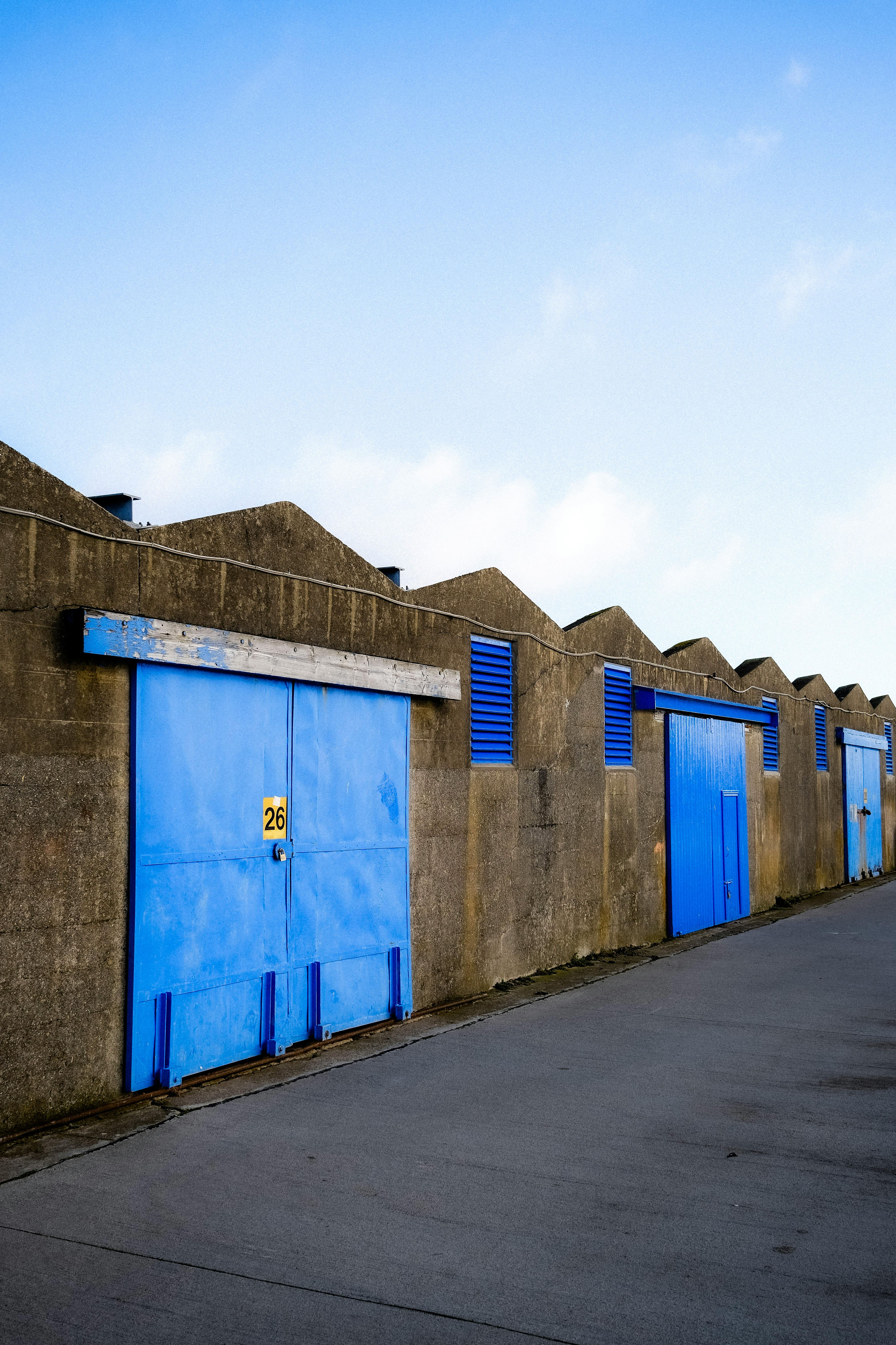 Photo of Blue Shutter Door · Free Stock Photo