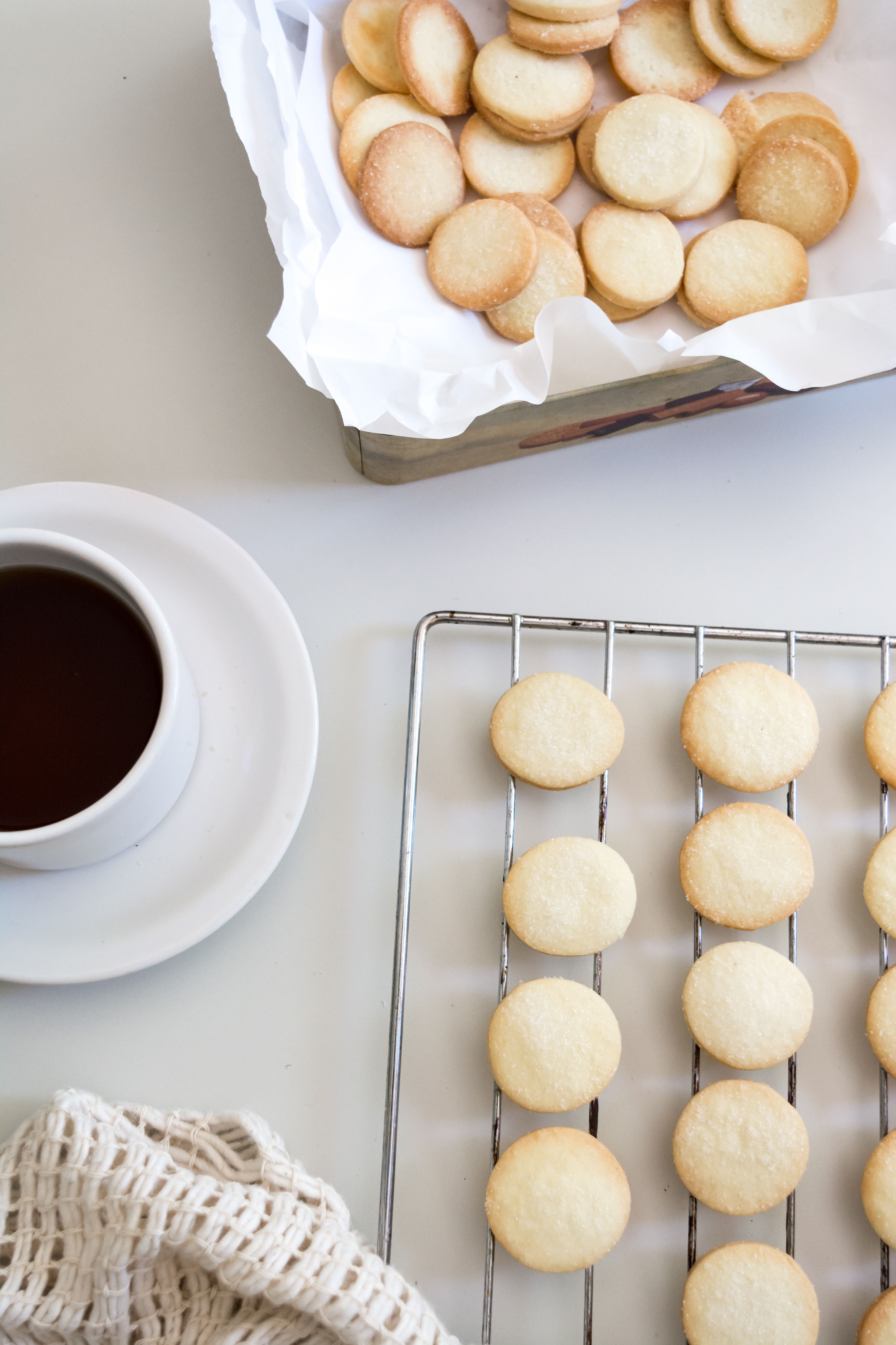 Freshly Baked Biscuits beside a Cup of Coffee · Free Stock Photo