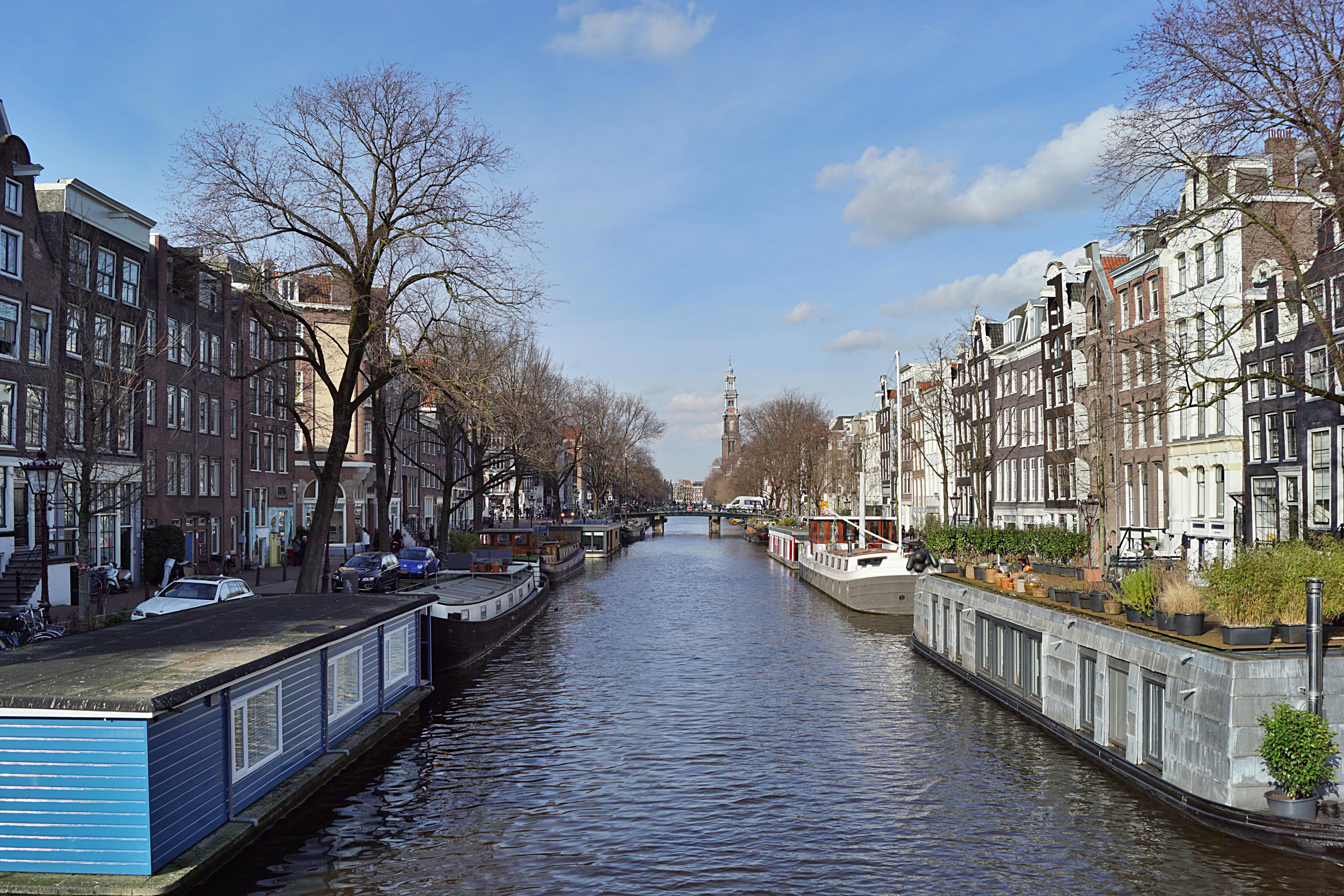 A River Canal Between Buildings · Free Stock Photo