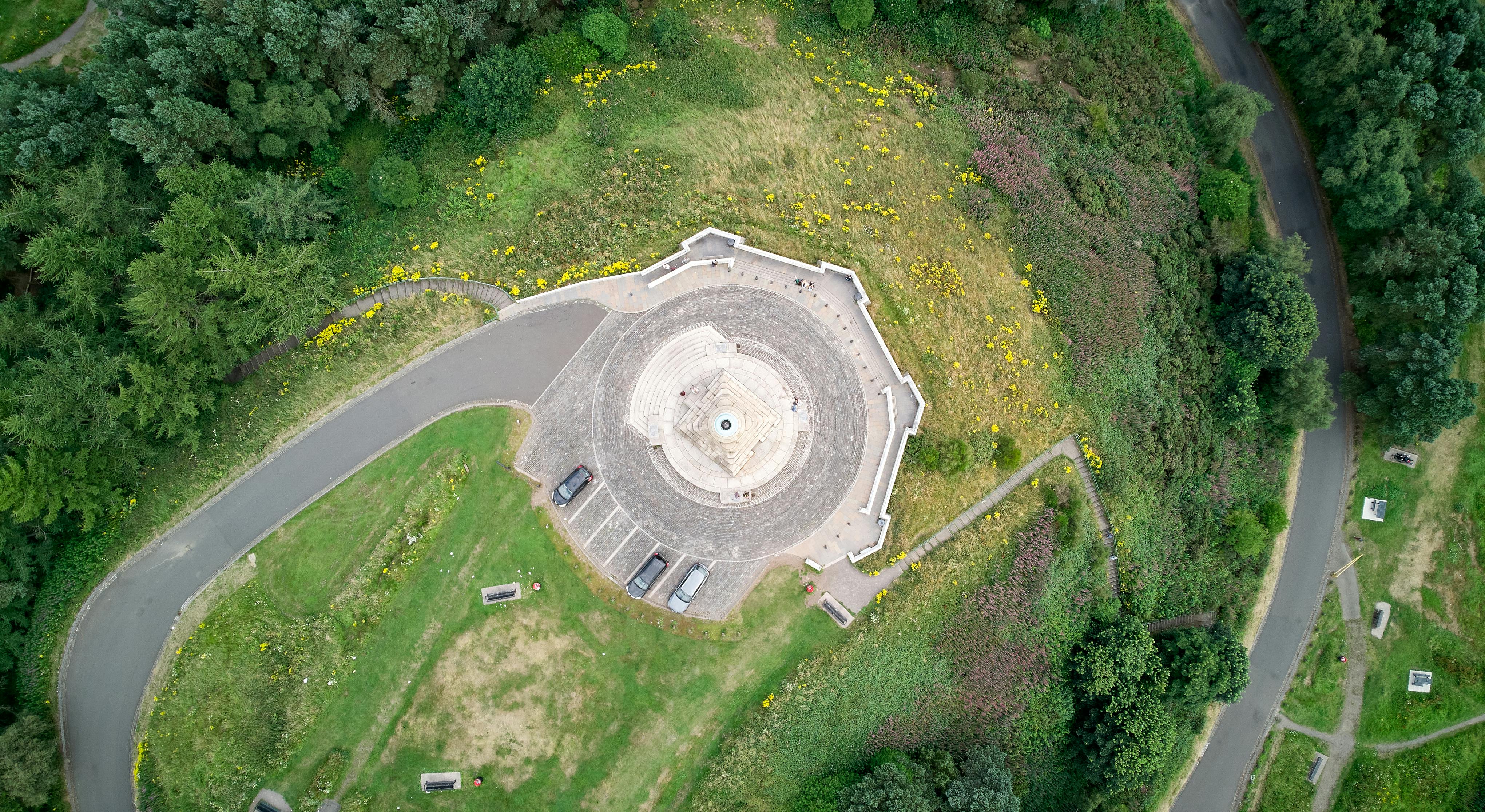 Birds Eye View of Dundee Law Hill in Scotland · Free Stock Photo