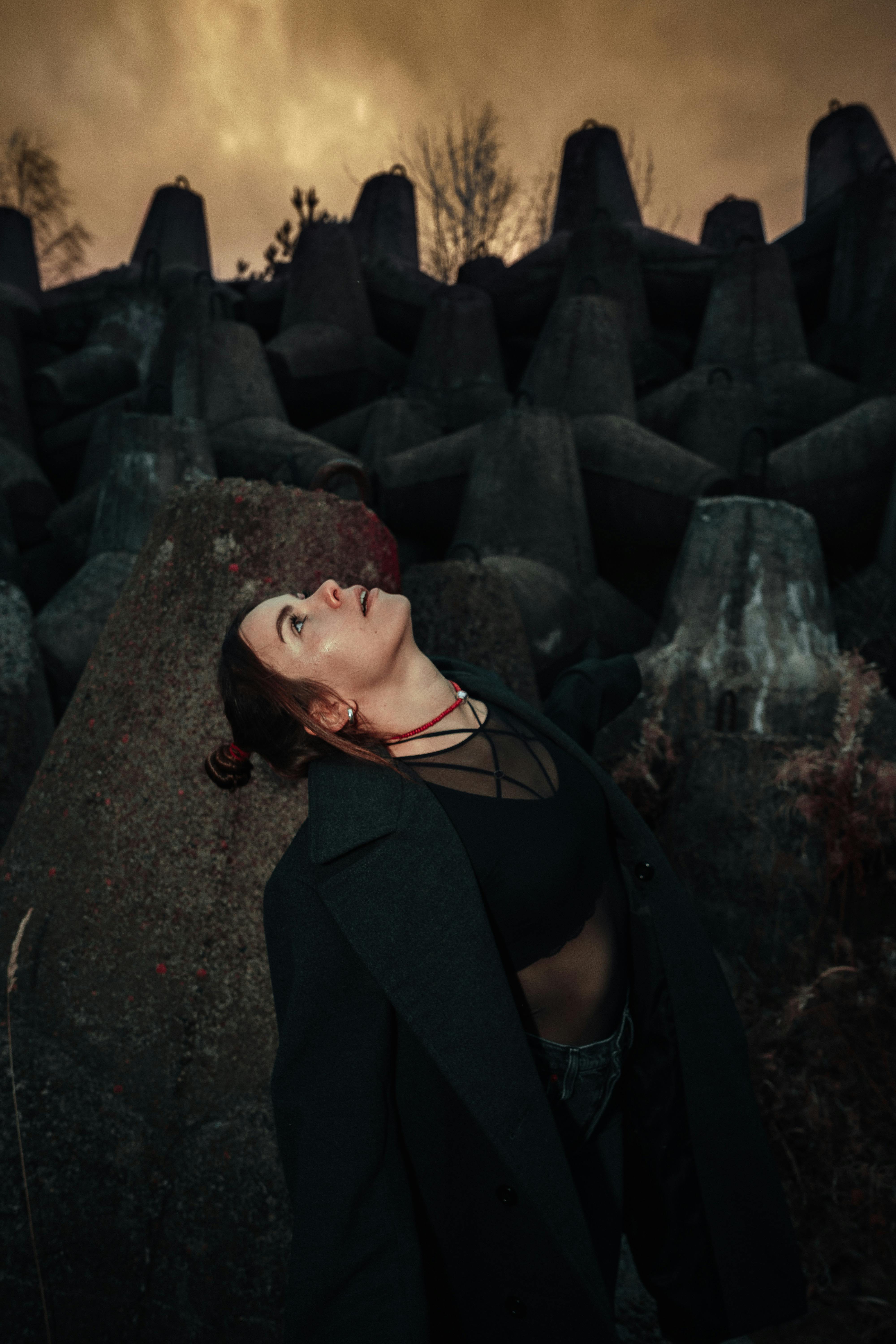 Transparent Woman at Sunset · Free Stock Photo