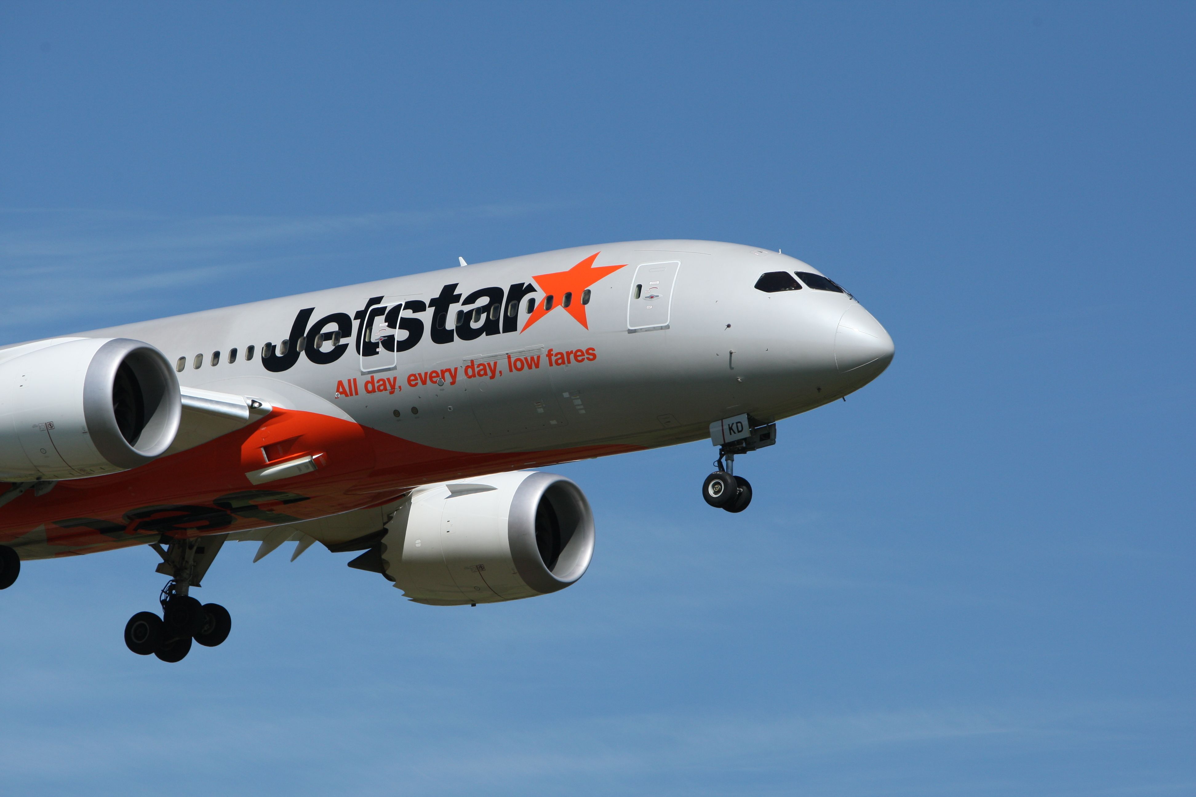 White Jetstar Airplane · Free Stock Photo