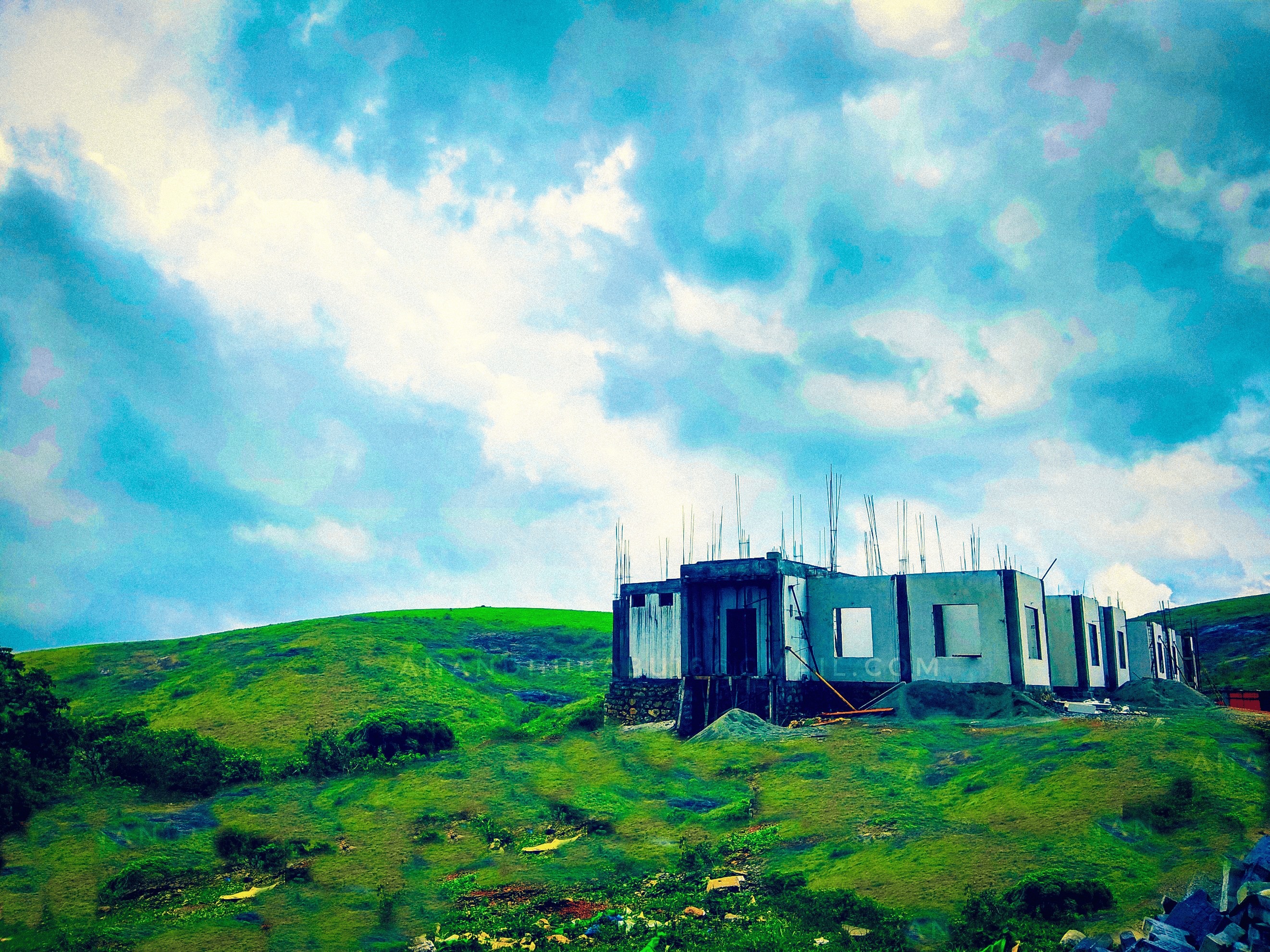 Free stock photo of hillside