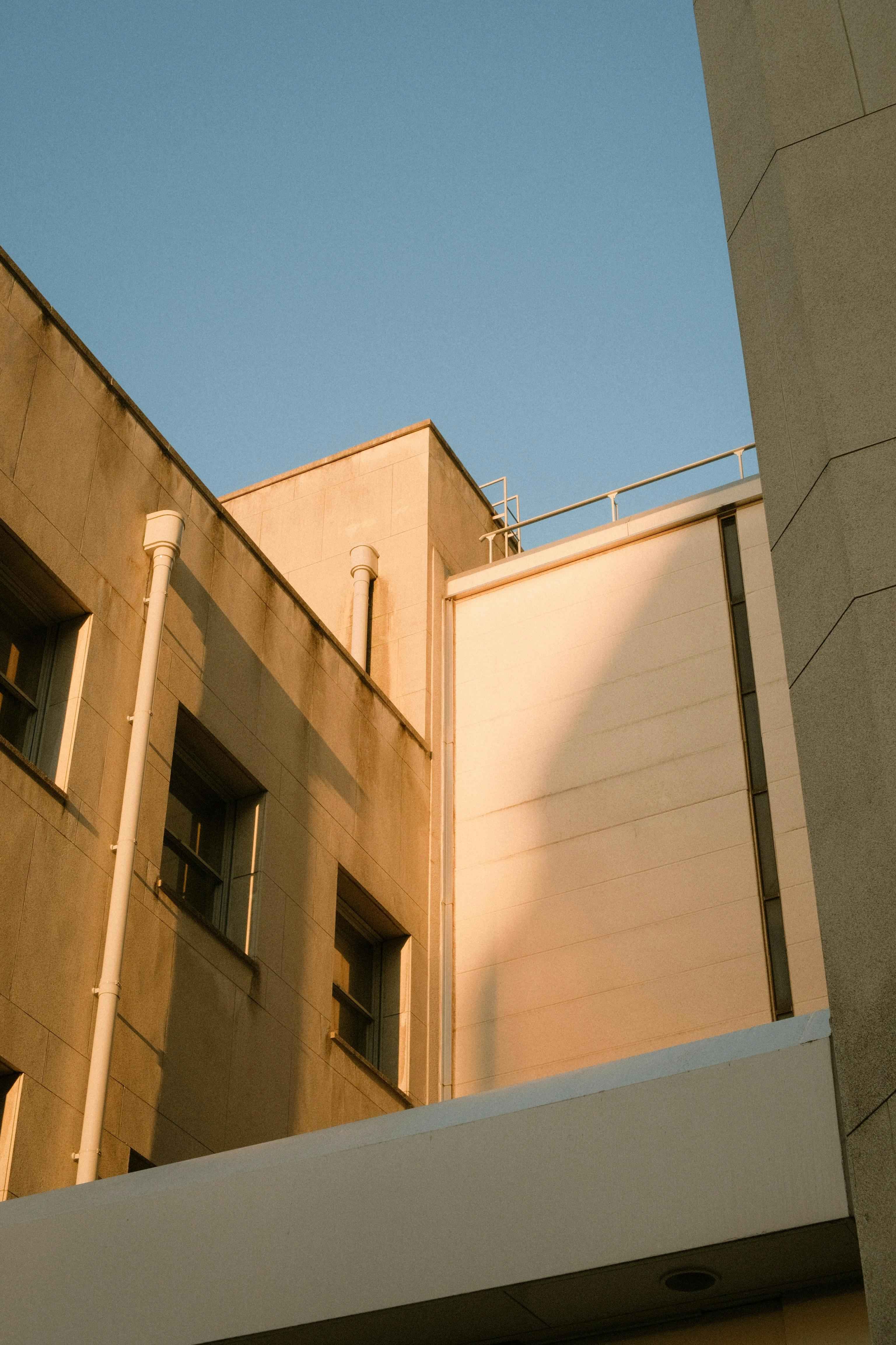 Low Angle View of Building Corner · Free Stock Photo