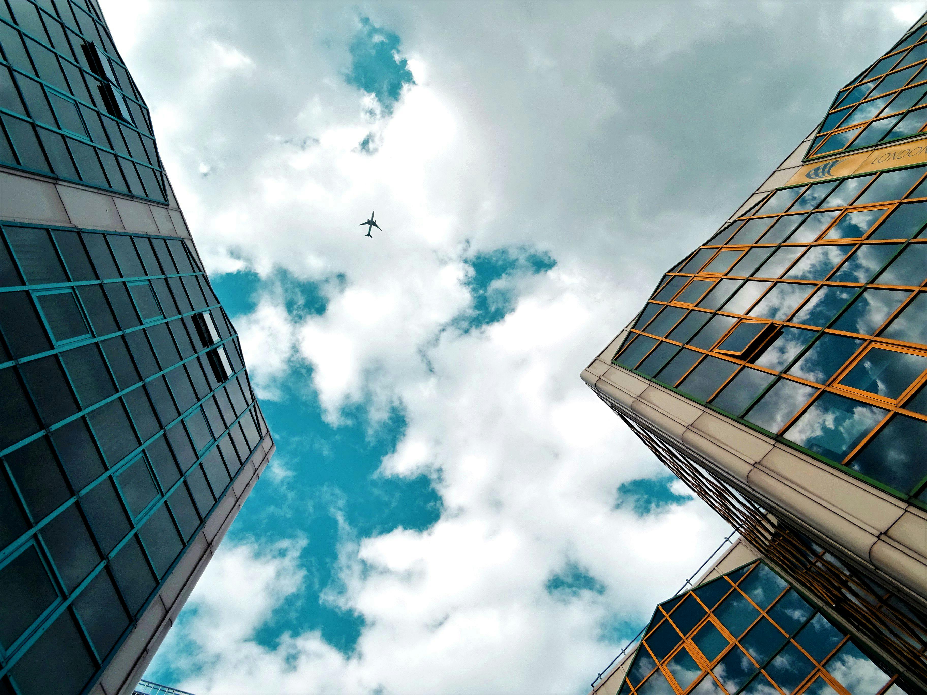 Worm's Eye View Of Buildings · Free Stock Photo