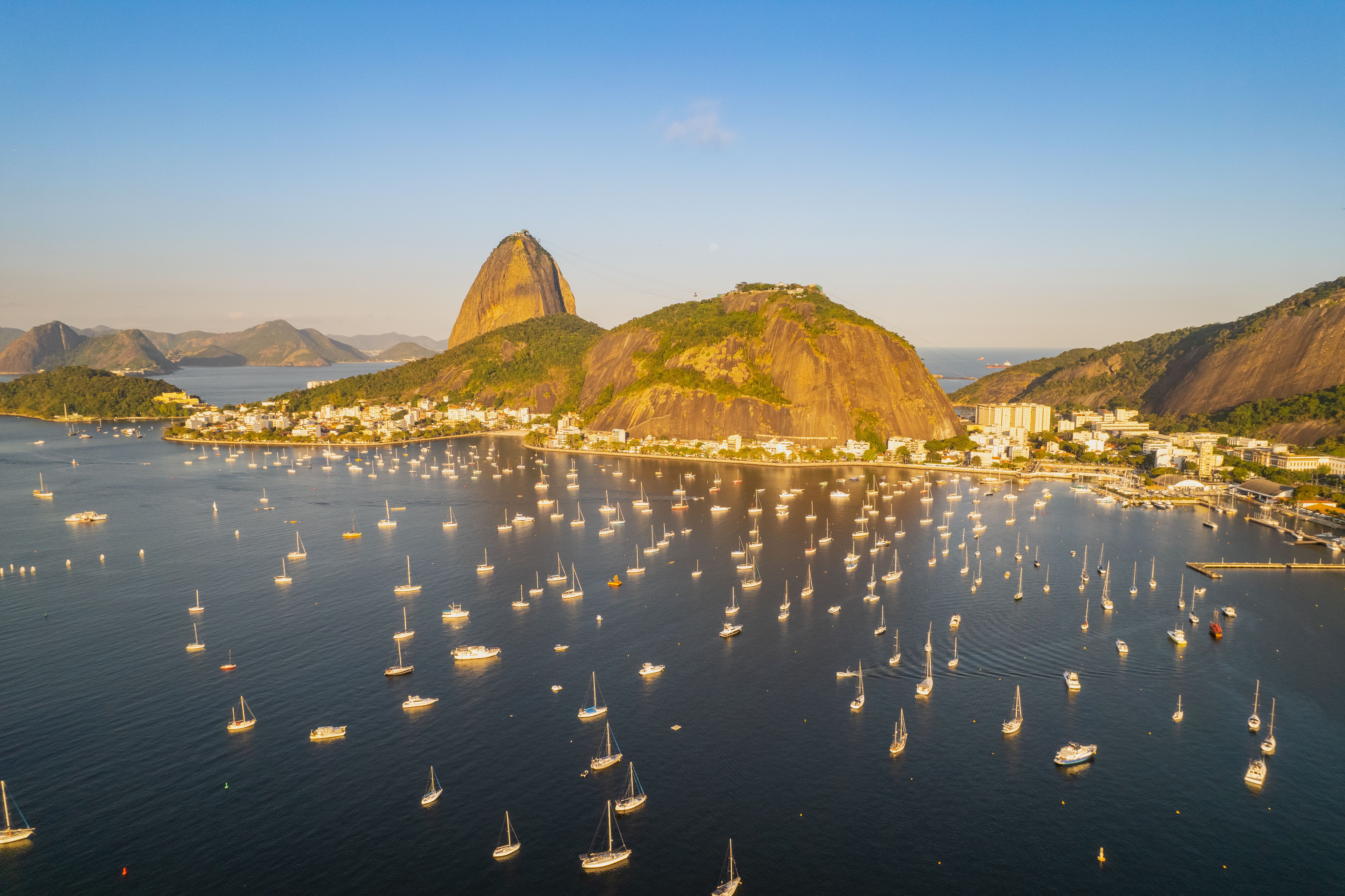 Foto profissional gratuita de aerofotografia, baía, barcos, brasil ...