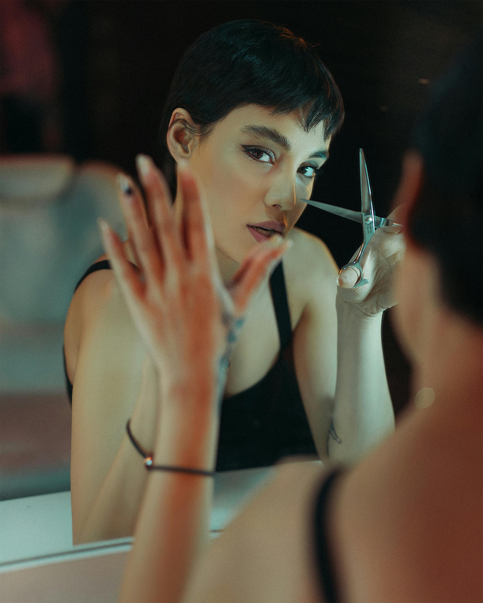 Posing With Scissors Photos, Download The BEST Free Posing With ...